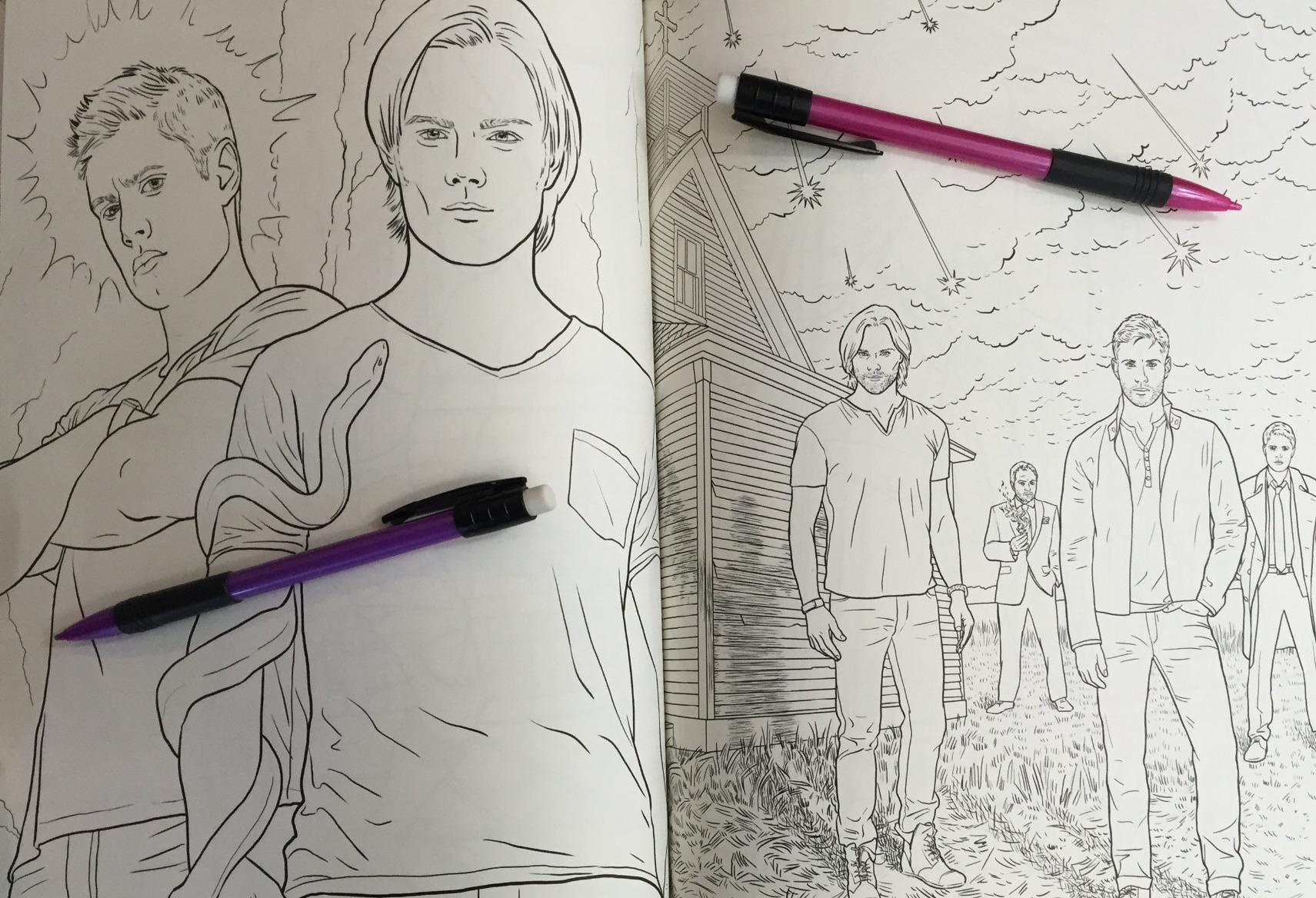 Supernatural: The Official Coloring Book: Insight Editions ...