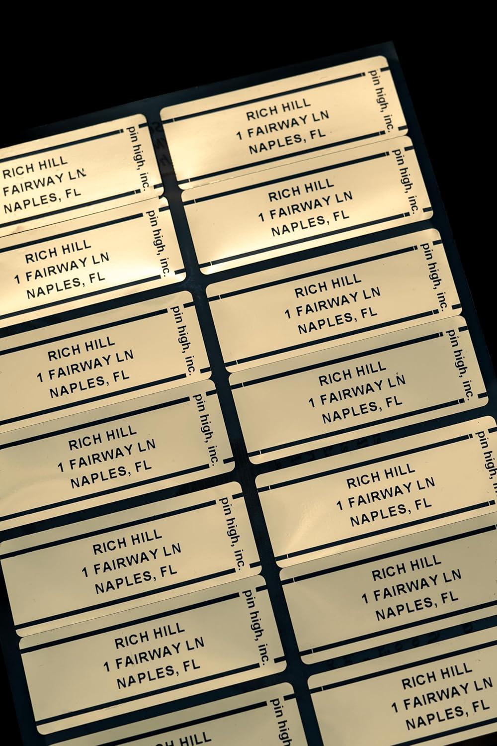 Amazon.com: Genuine Pin High Personalized Golf Club ID Labels - Set of ...