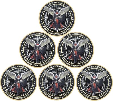 Amazon.com: The Archangel Michael Challenge Coin Religious Coins ...