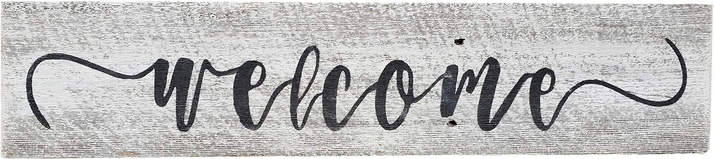 Amazon.com: Wood Welcome Sign made with reclaimed wood, perfect for ...