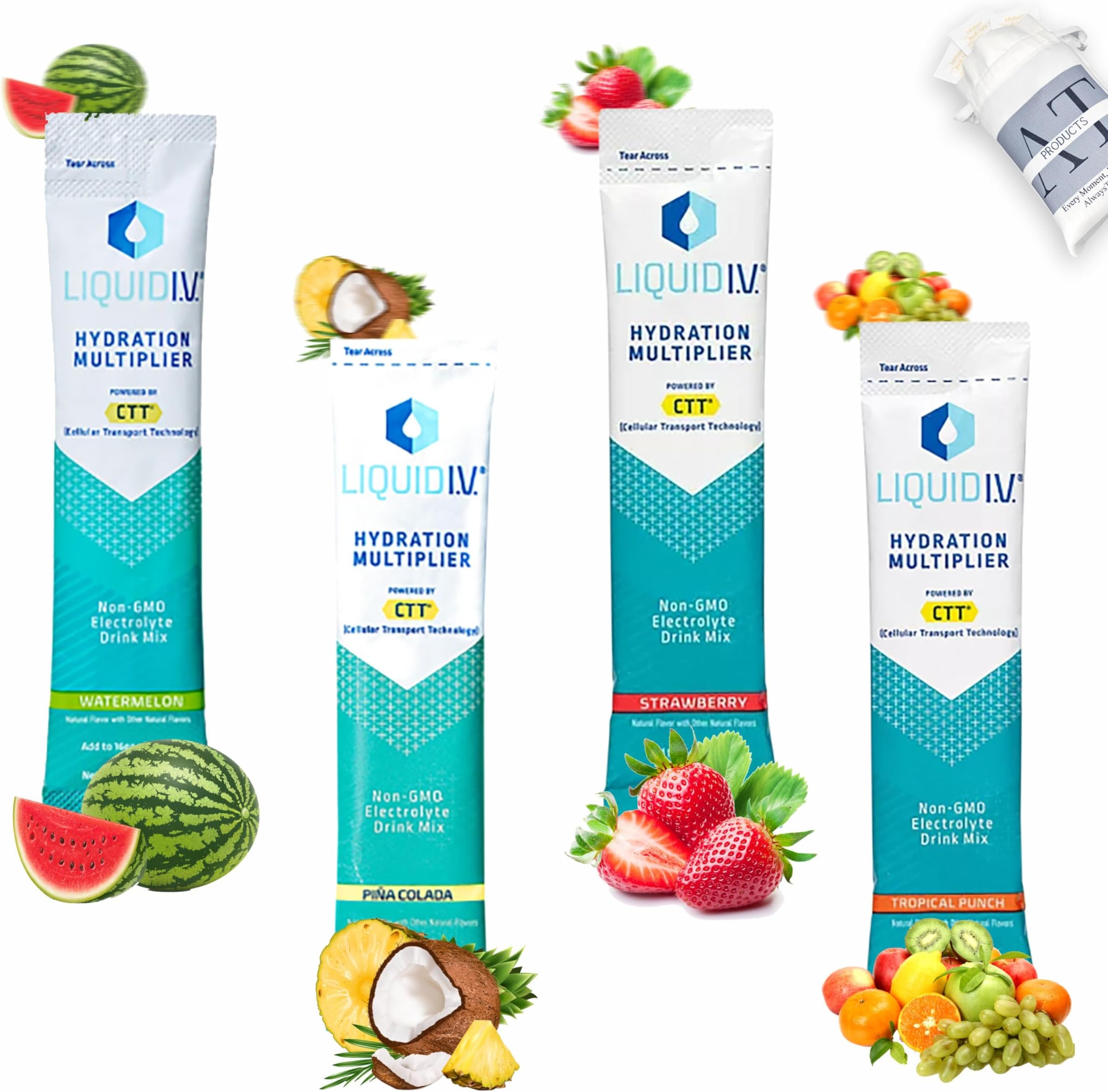 Amazon.com: Liquid IV Variety Pack Hydration Multiplier (5 Exquisite ...