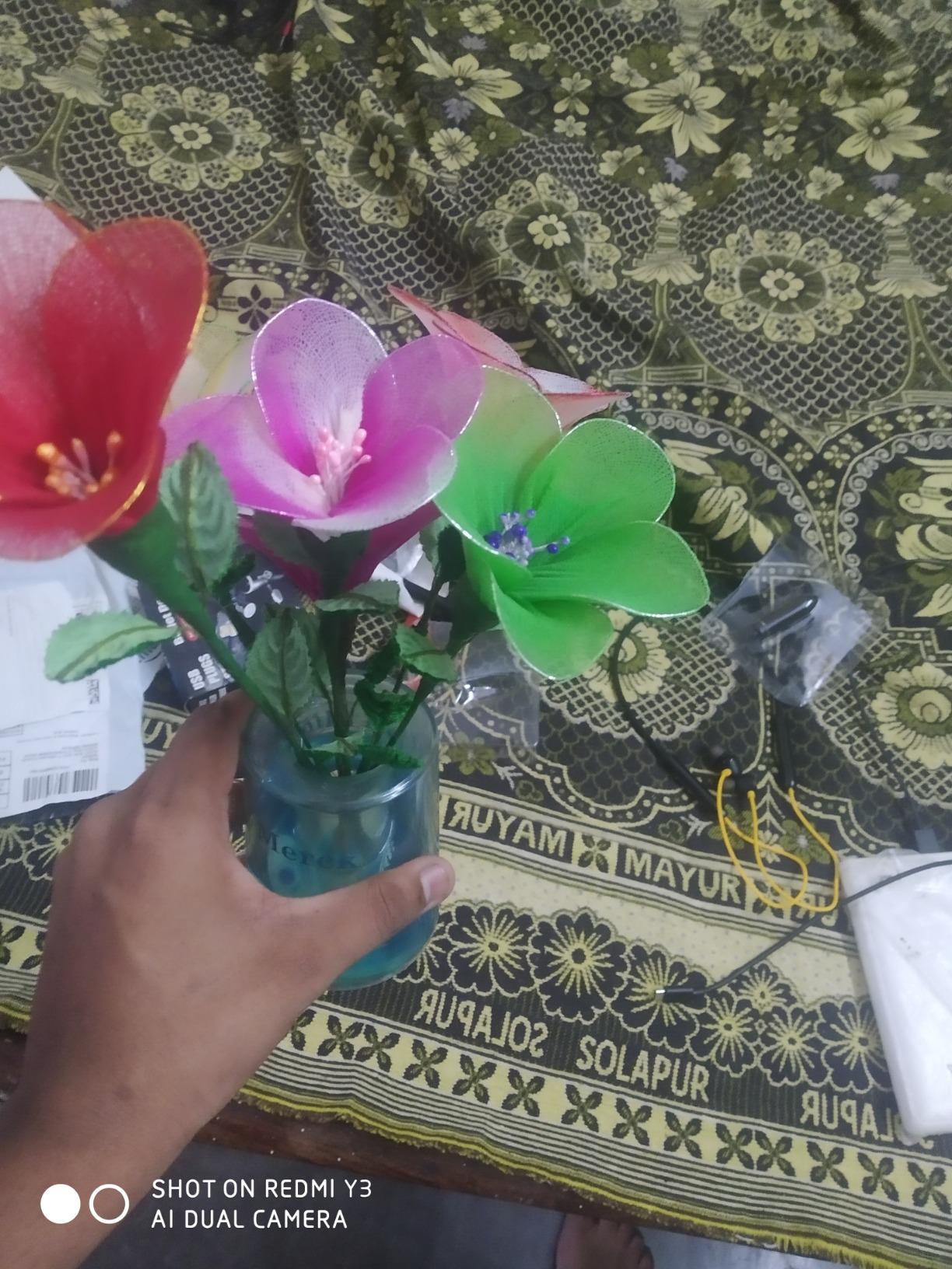 Asian Hobby Crafts Stocking Flower Making Kit (Medium)|Clear : Amazon ...