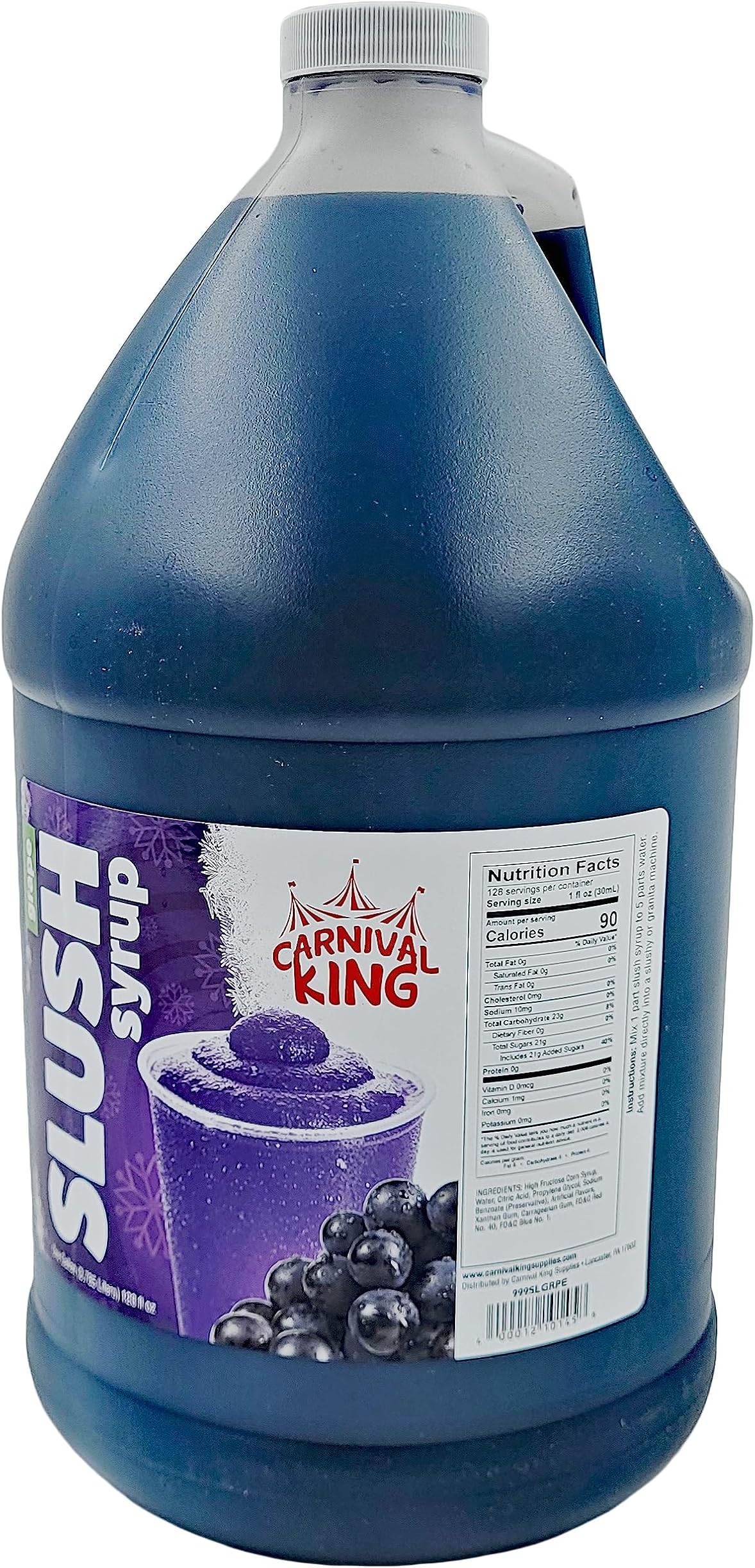 Amazon.com: TableTop King 1 Gallon Lemon Lime Slushy Syrup : Grocery ...