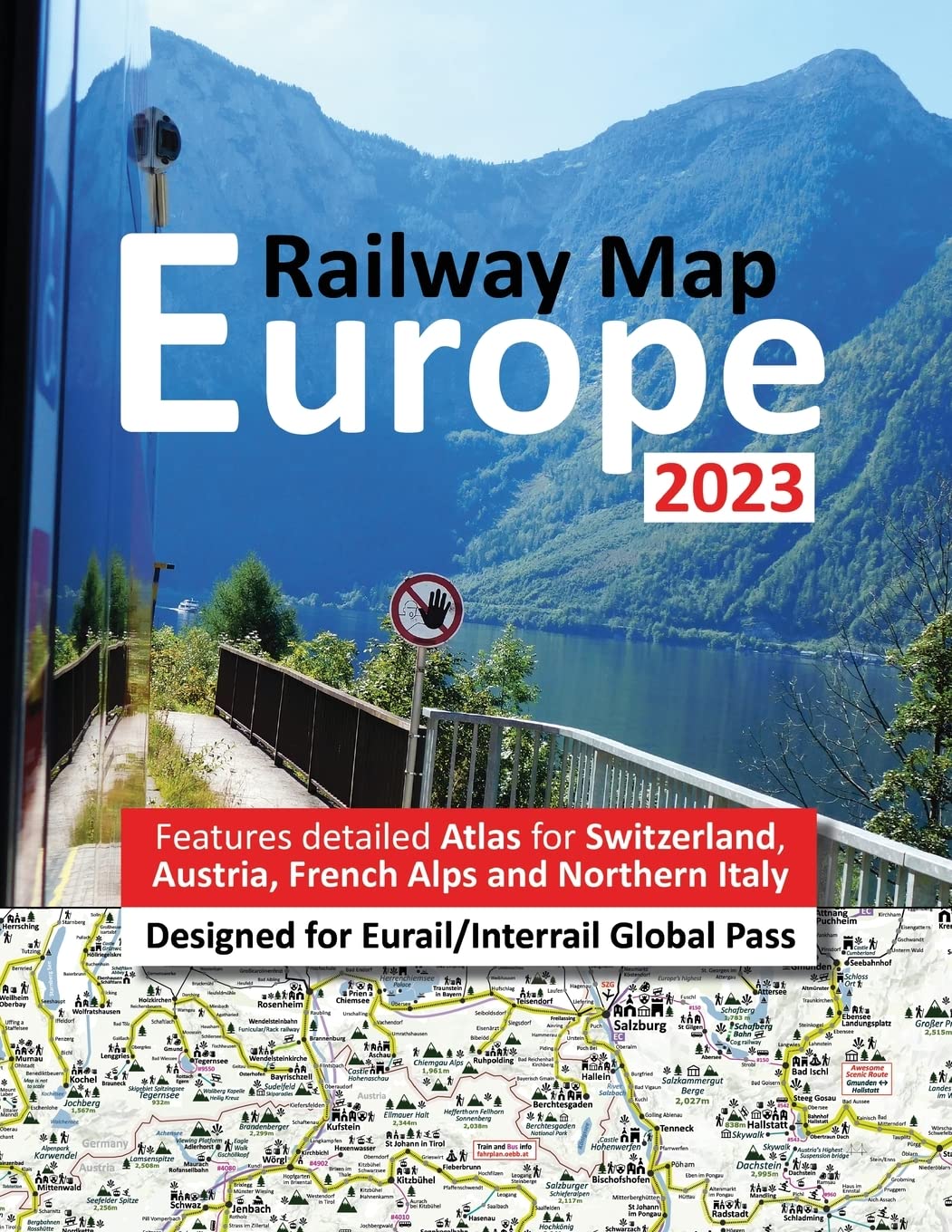 Europe Railway Map 2023 - Features Detailed Atlas for Switzerland and ...