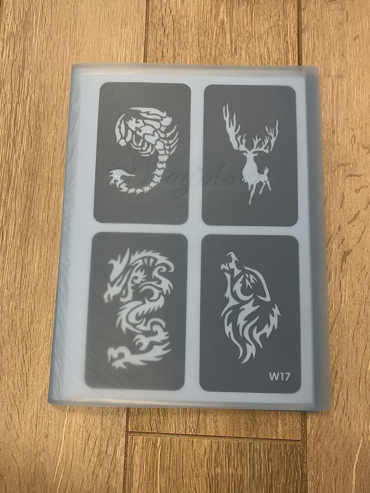 282 Designs Temporary Tattoo Stencils Removable Tattoo Stickers Face ...