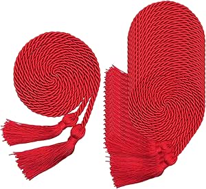 Amazon.com: 16 Pack Red Graduation Honor Ropes Cords Bulk, Yarn Honor ...