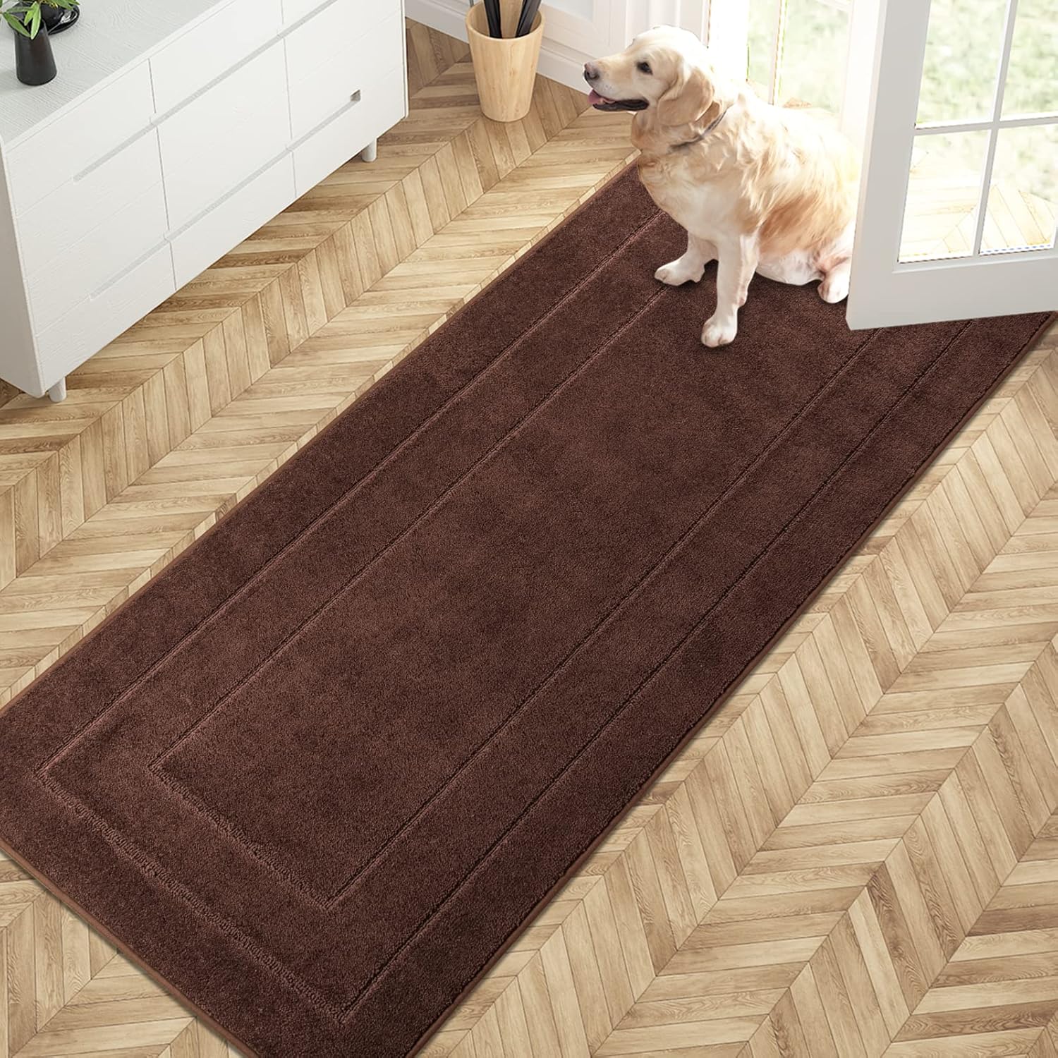 Amazon.com: PURRUGS Dirt Trapper Door mat 32" x 70", Non-Slip/Skid ...