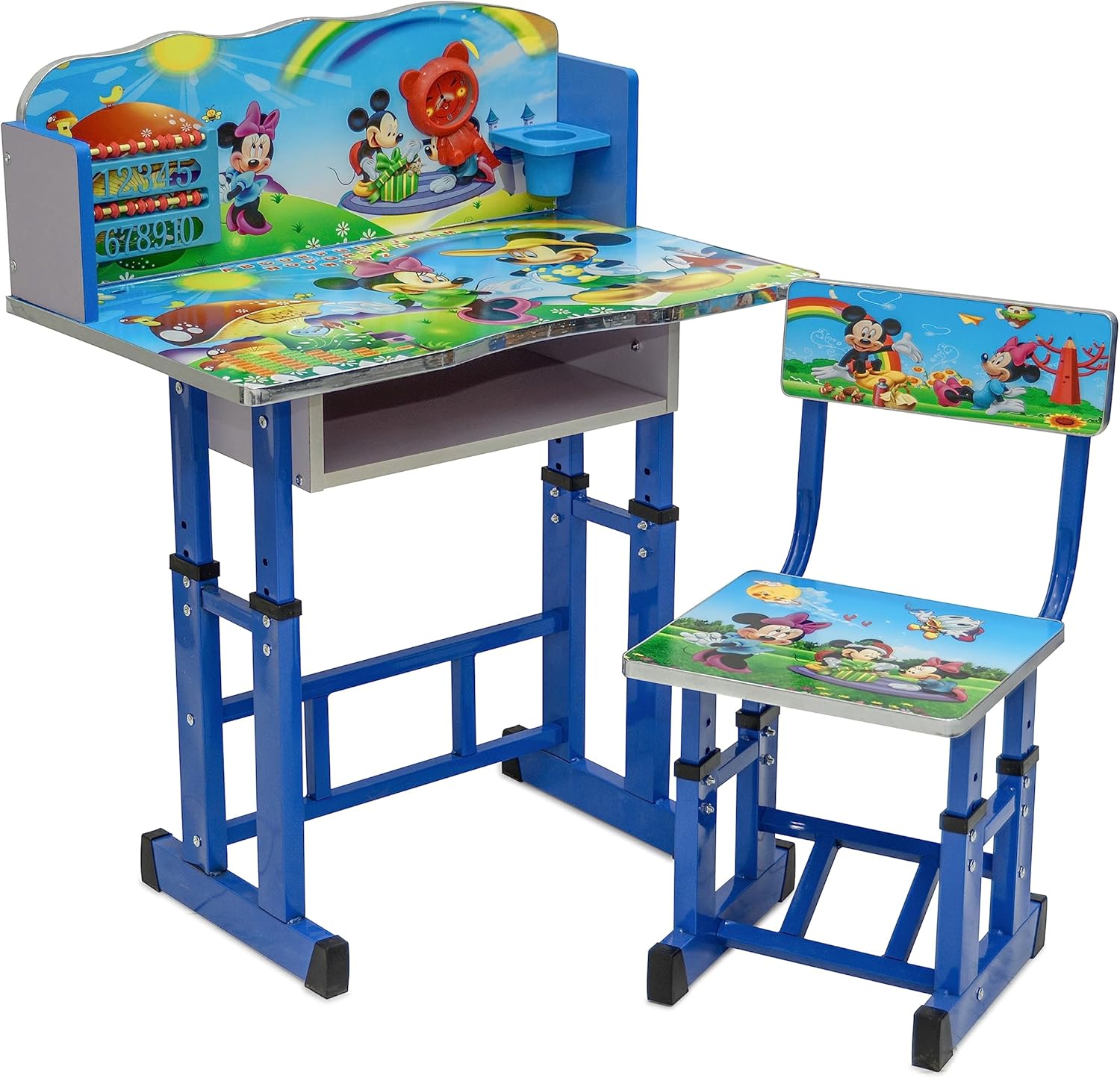 Multi Home Furniture Study desk & chair for kids Adjustable Kids Study ...