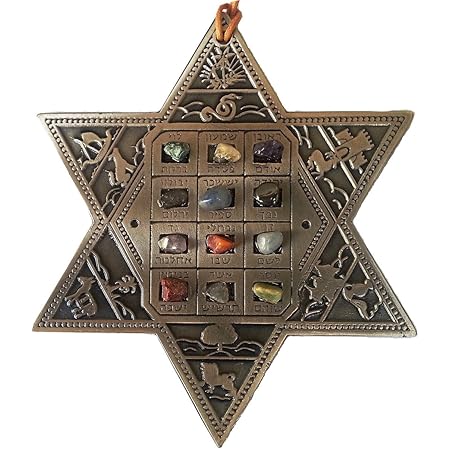 Amazon.com: Biblical 12 choshen gems ornament w/ the Israel tribes real ...