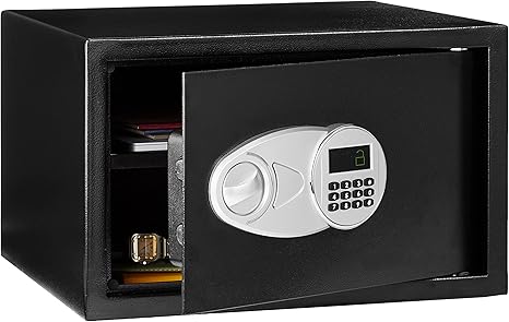 Amazon Basics Steel Security Safe and Lock Box with Electronic Keypad ...