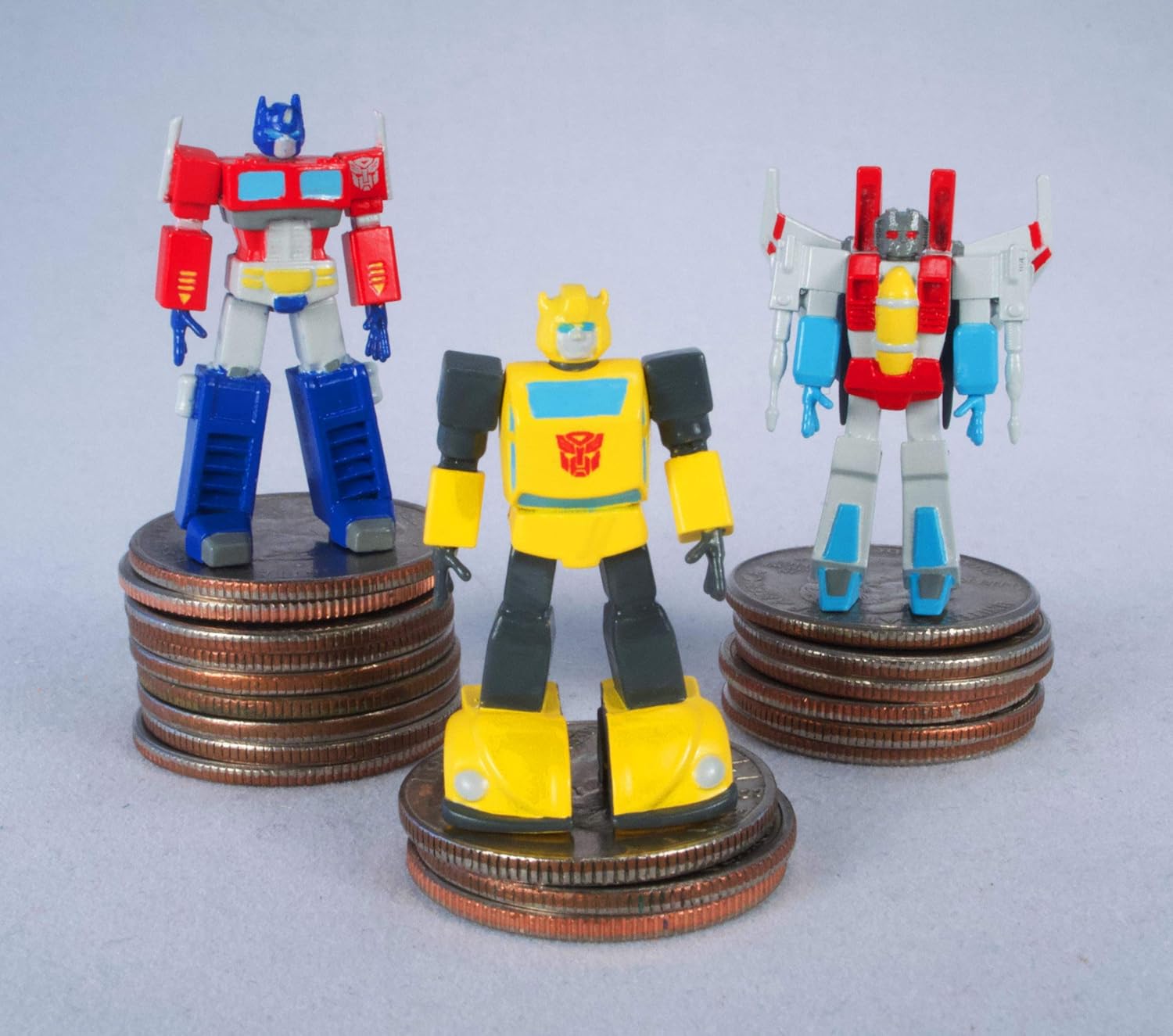 World’s Smallest Transformers Bundle Set of 3 Mini Figures – Optimus ...
