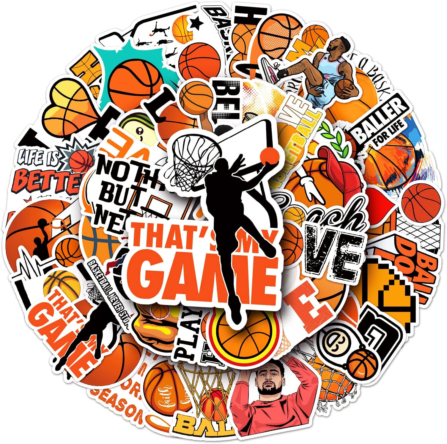 Amazon.com: Pounchi Basketball Star Stickers (100Pcs) All-Star Stickers ...