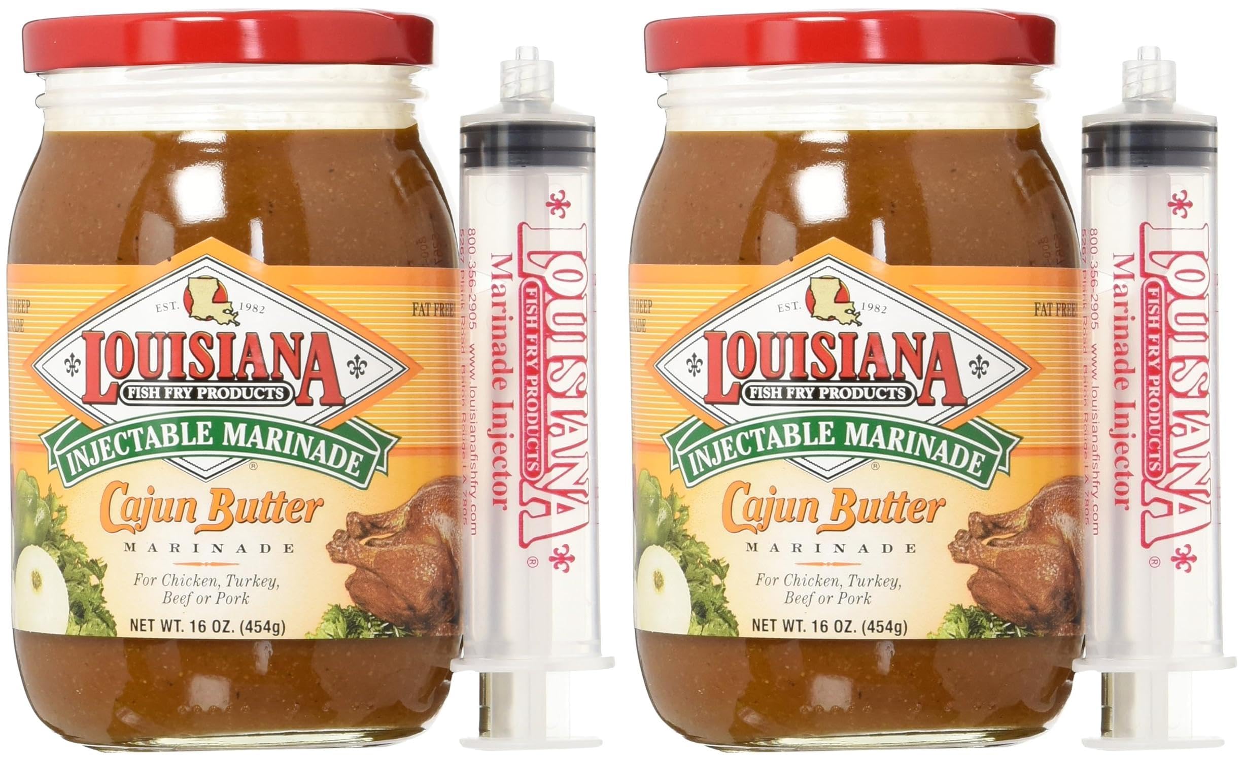 Amazon.com : GeauxDat Cajun Favrits Cajun Creole Butter Injectable ...