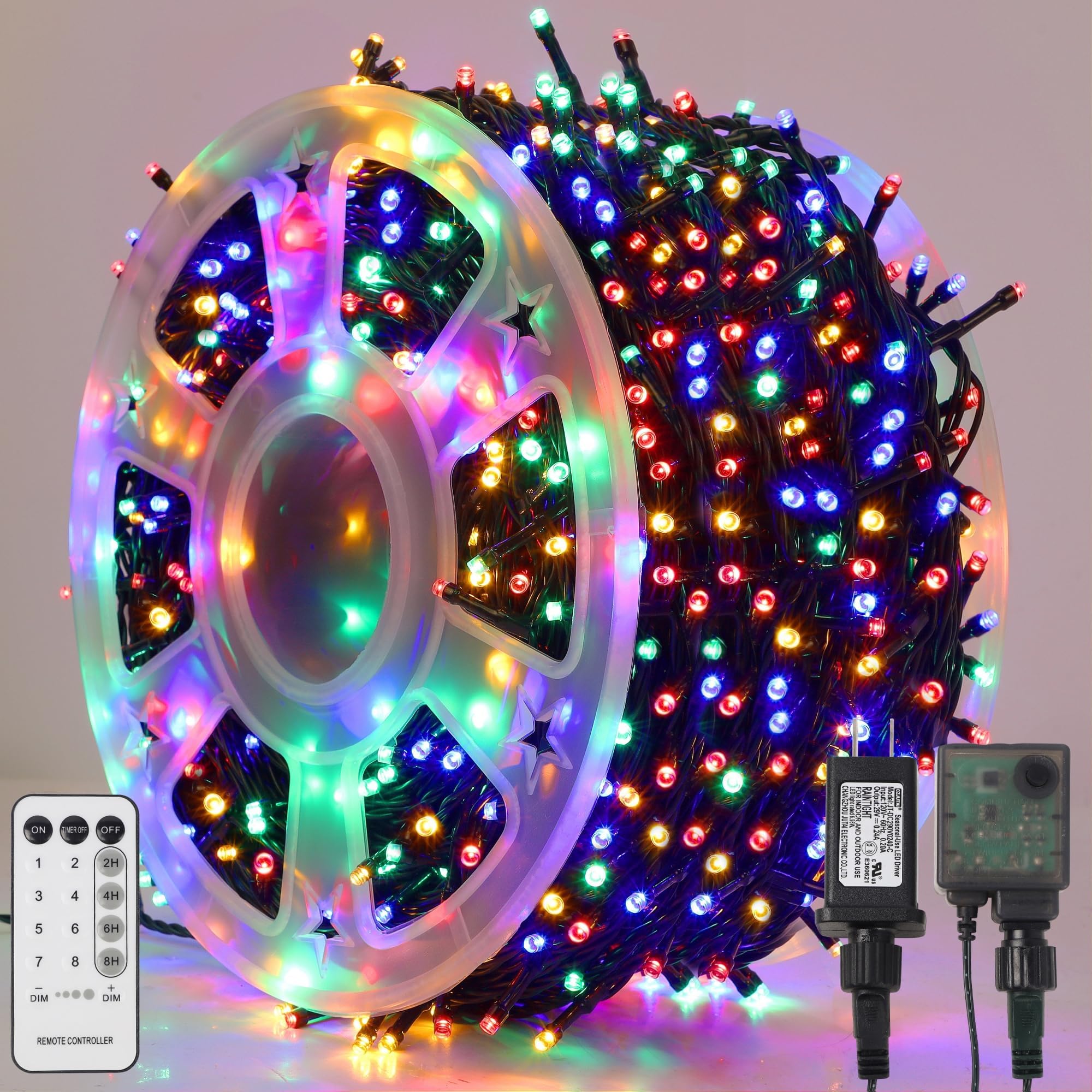 Amazon.com: LJLNION 1000LED Christmas Lights, Extra Long 328FT Xmas ...