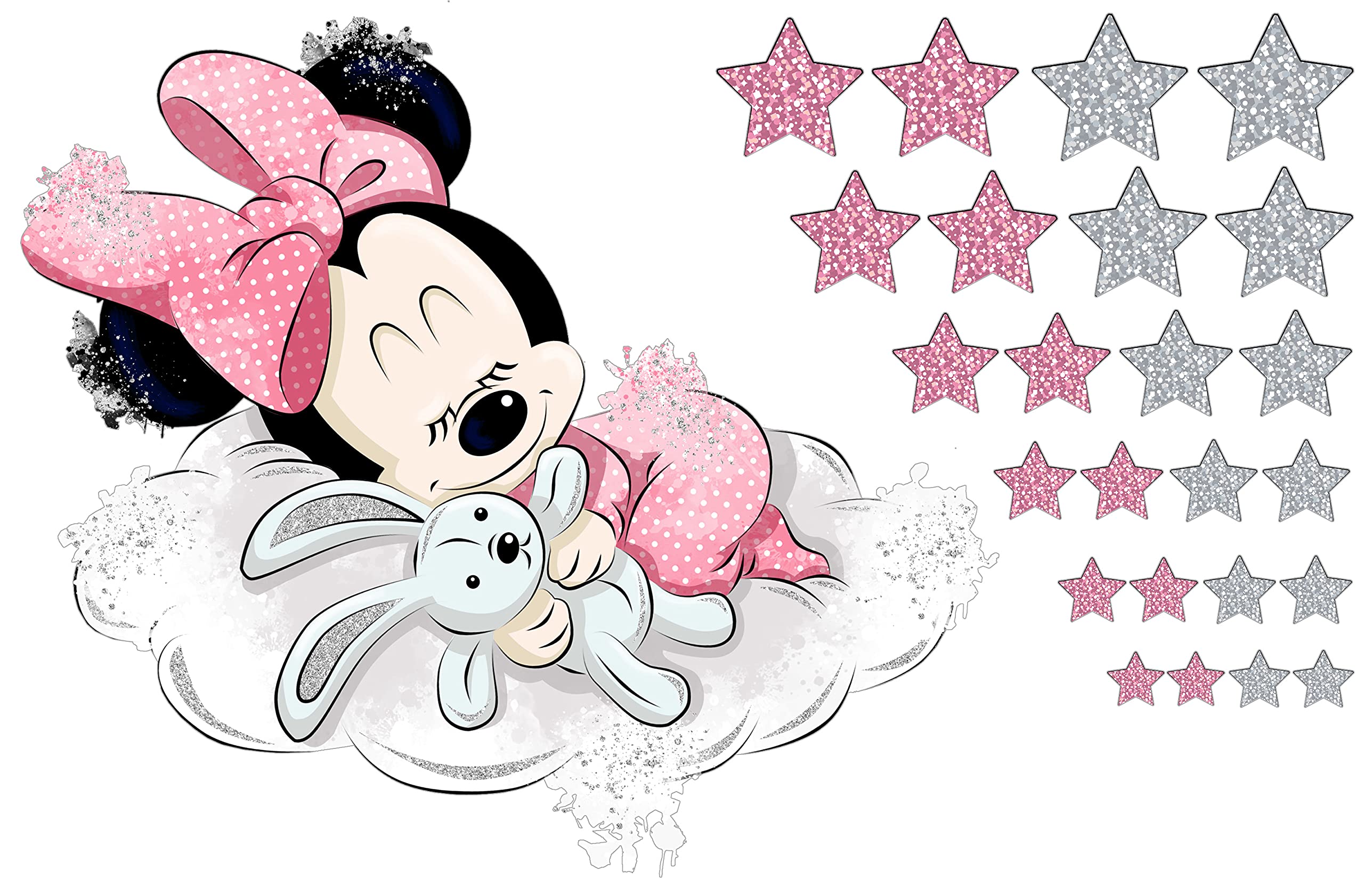 Baby Minnie Mouse Sleeping Pictures Buy Minnie Mouse Printed Padded