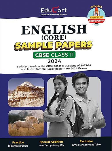 Educart CBSE English Core Class 11 Sample Paper 2023-24 (Introducing ...