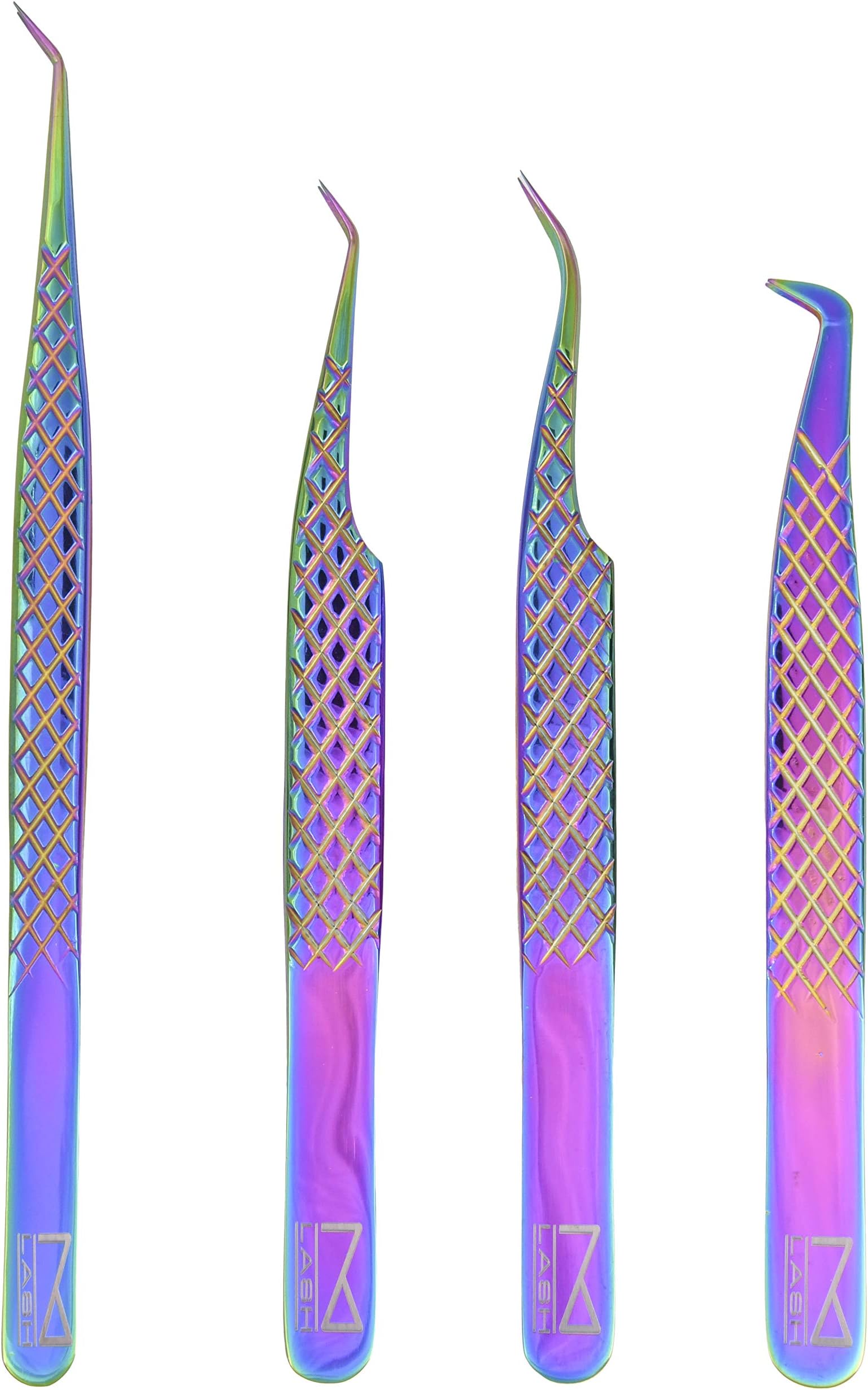 Amazon.com : Aspire Beauty Professional Set Of 4 Diamond Grip with ...