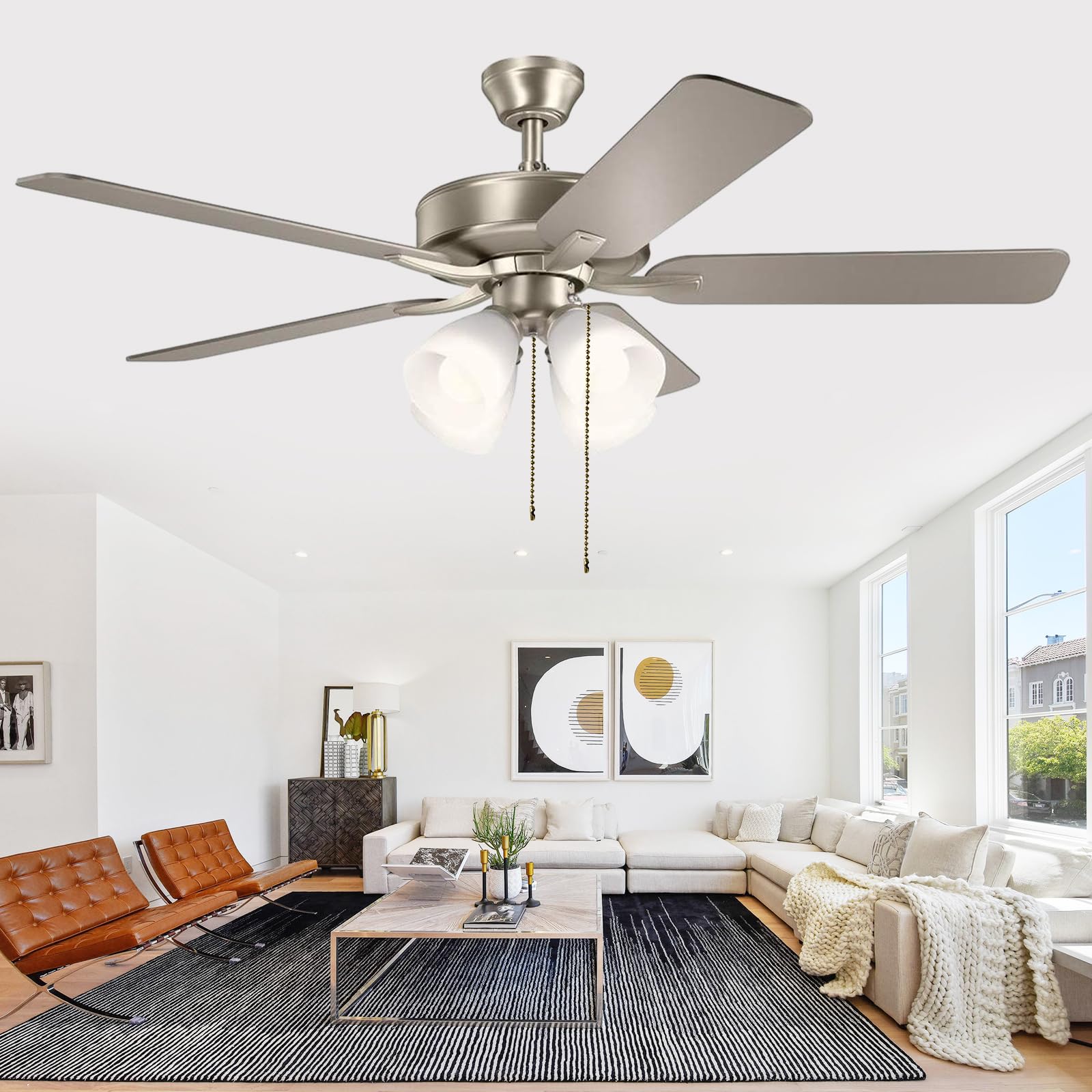 Snapklik.com : 17 Ceiling Fan Pull Chain, Metal Ceiling Fan Chain ...