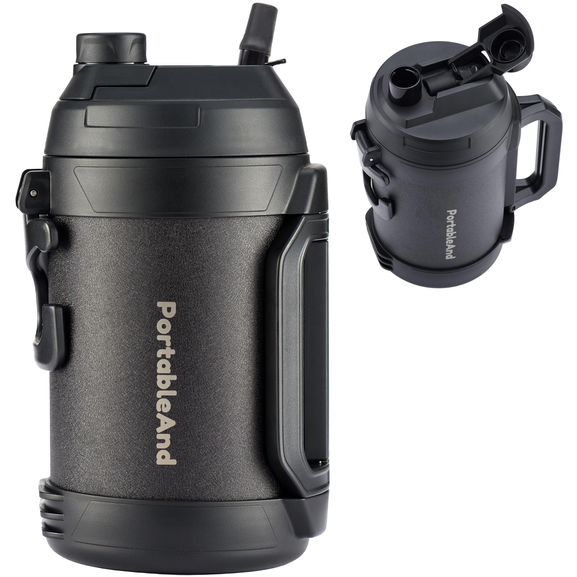 Amazon.com: PortableAnd 3.2 Liter / 108 oz Insulated Water Jug with ...