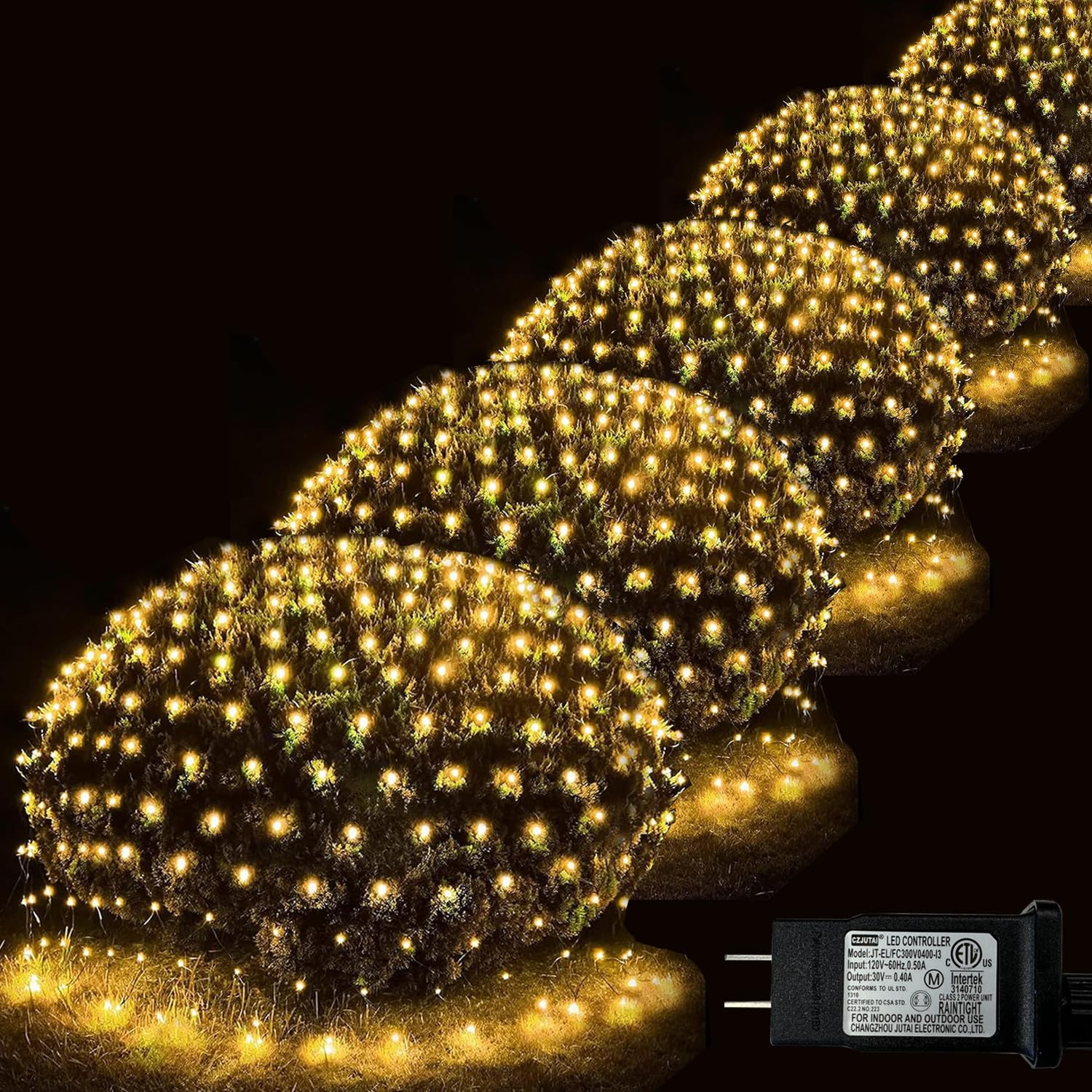 Christmas Net Lights, 510 LED Large Outdoor Net Lights, 28x5 ft Net ...