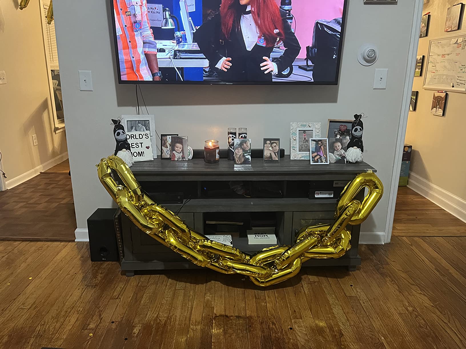 Amazon.com: 16 Inch 24 Pcs Foil Chain Balloons Jumbo Chain Balloons ...