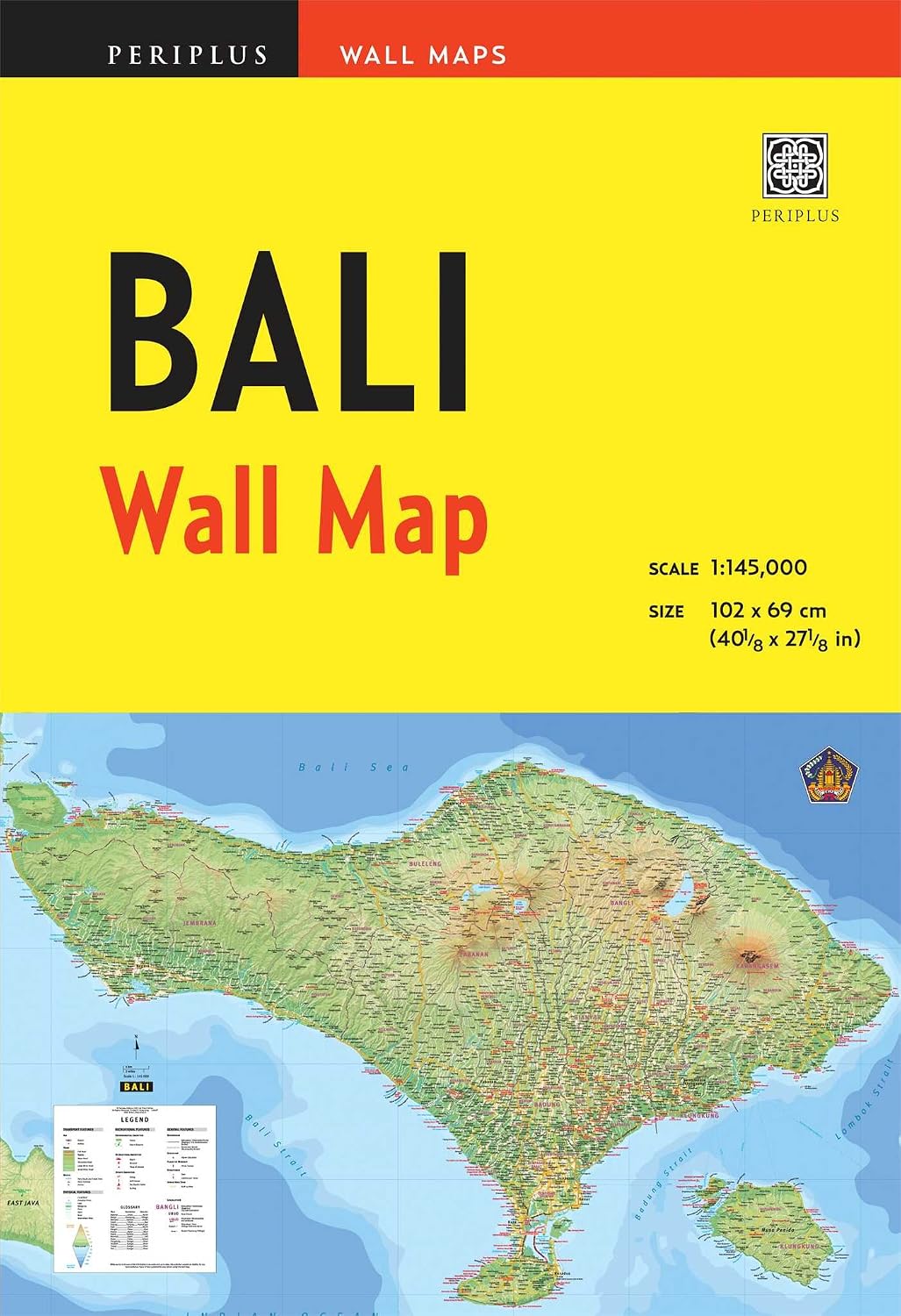 Bali Wall Map: Amazon.co.uk: Periplus Editors: 9780794607449: Books