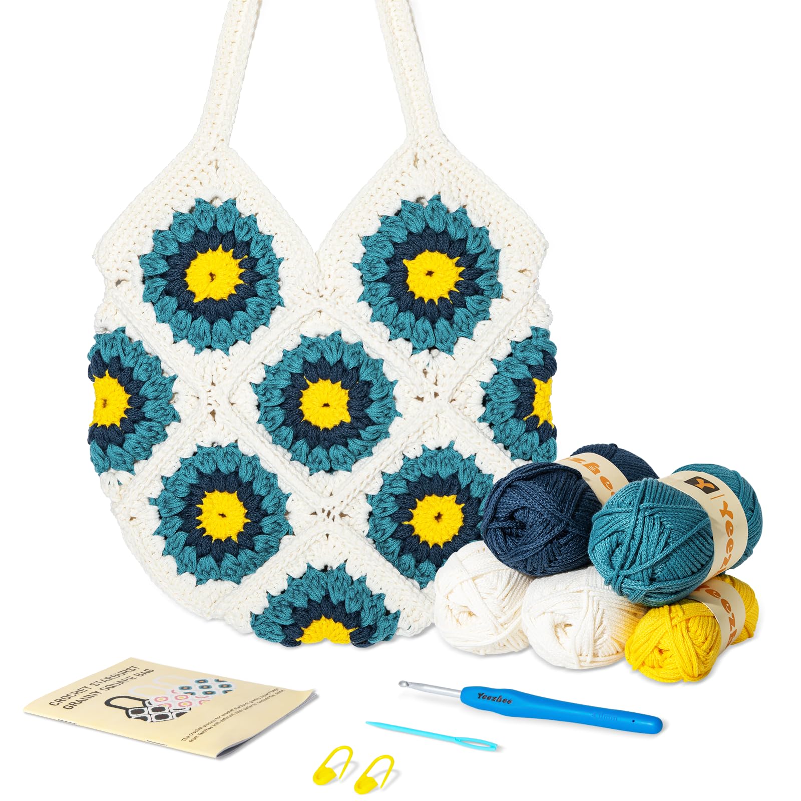 Amazon.com: Yeezhee Crochet Kit for Advanced or Intermediate Beginners ...