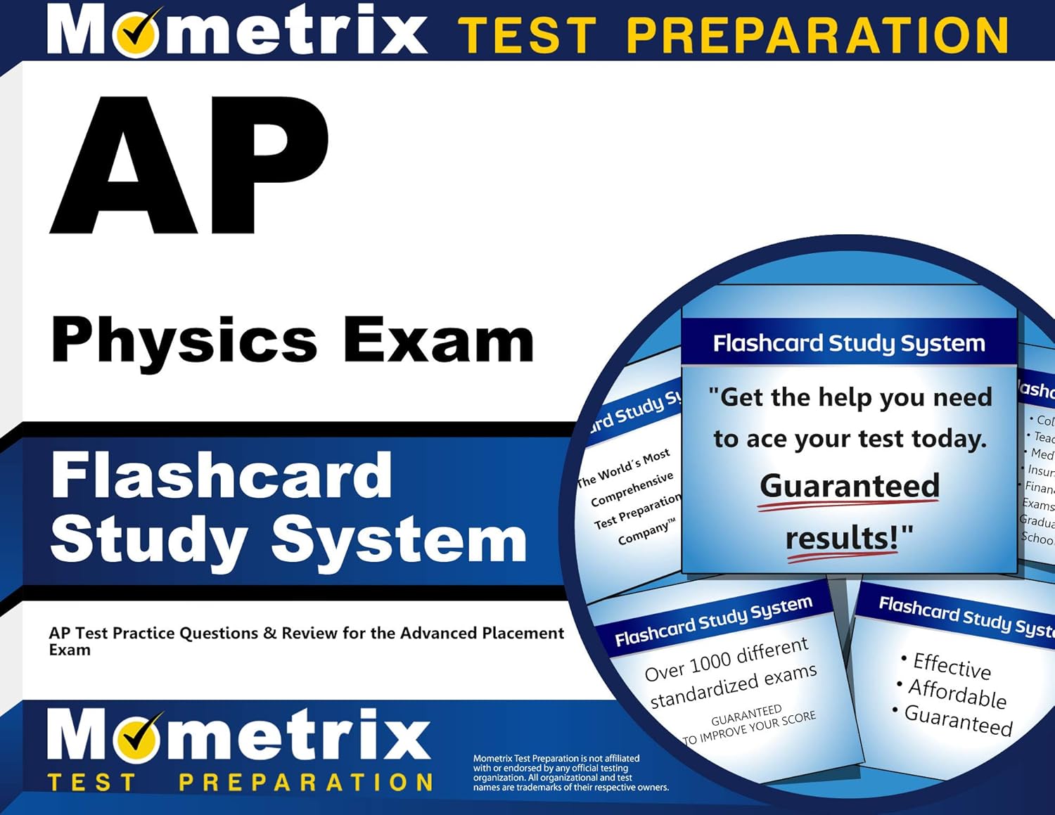 AP Physics Exam Flashcard Study System: AP Test Practice Questions ...