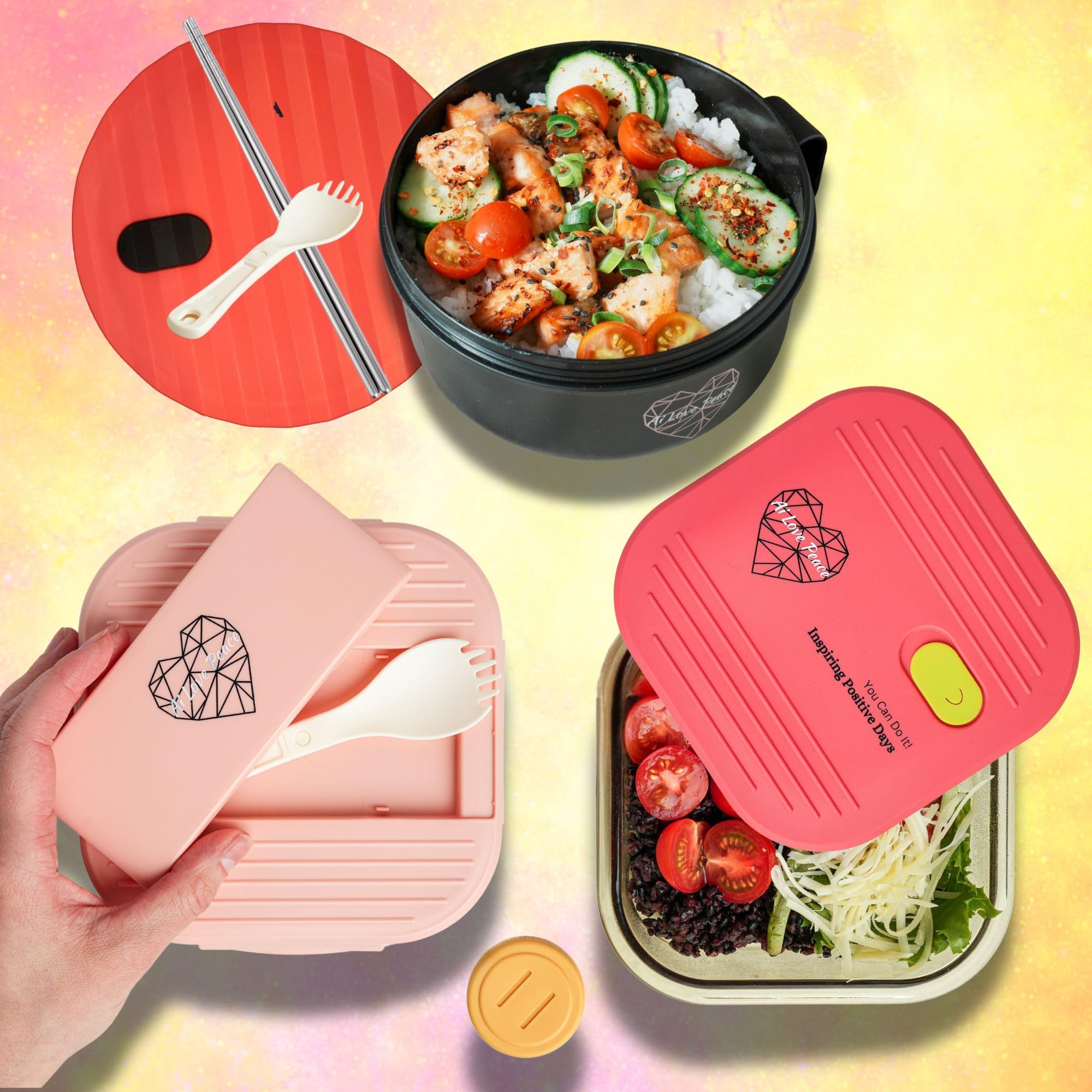 Amazon.com: AI LOVE PEACE Ultimate Microwave Cooking Set for Busy ...