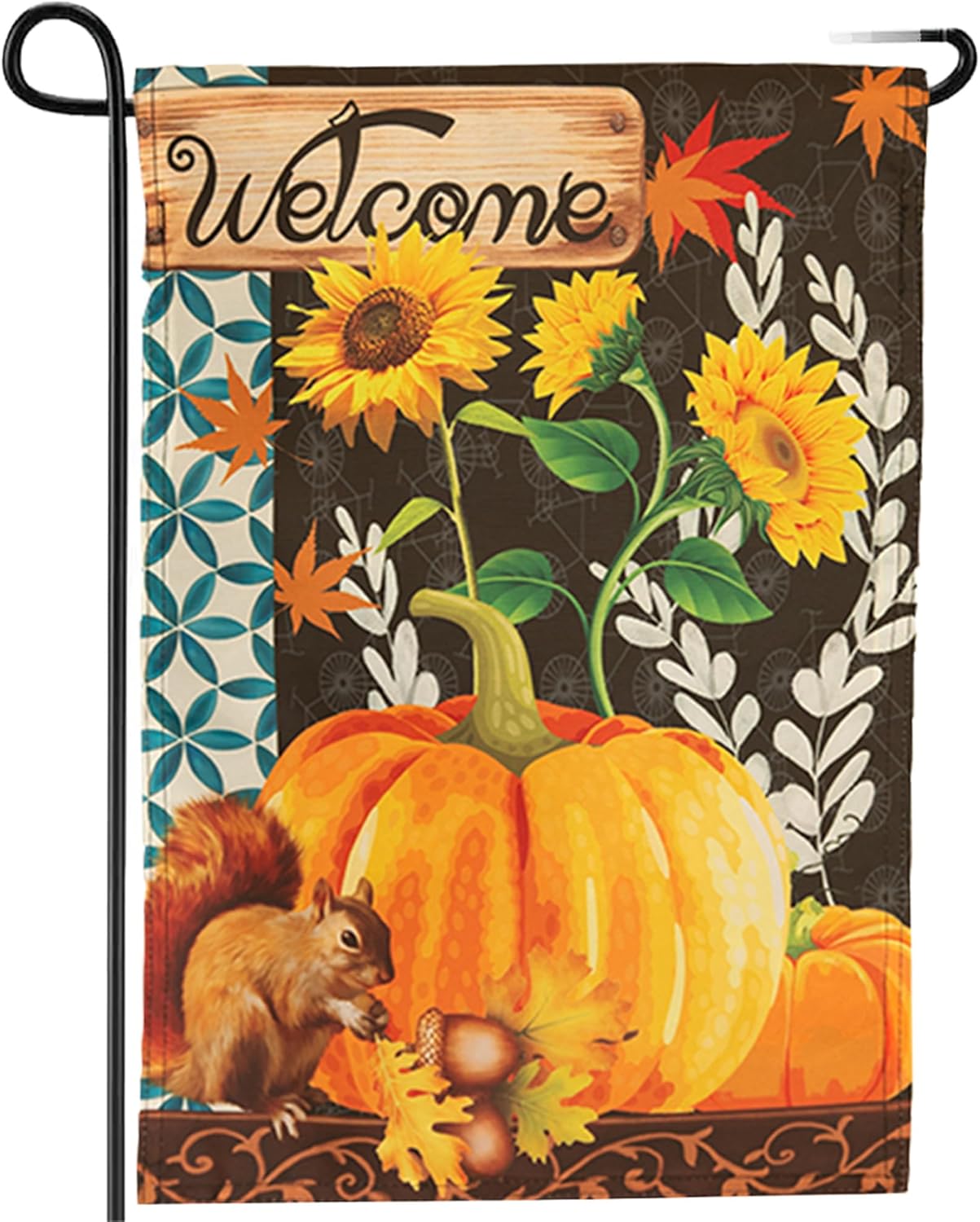 Amazon.com : Welcome 12x18 Inch Double Sided Seasonal Garden Flag ...