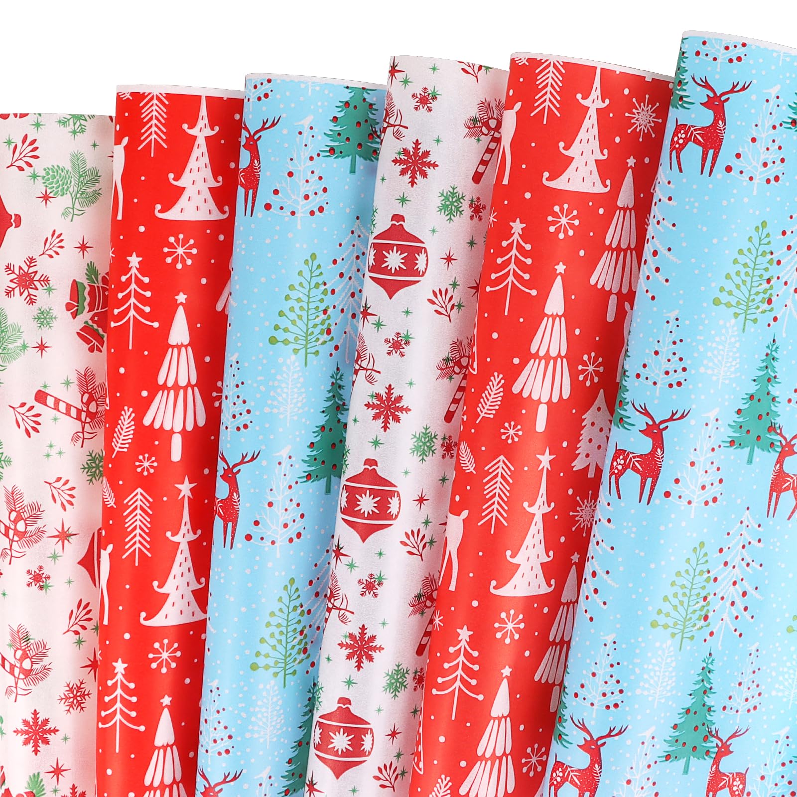 DIYASY 150 Pcs Christmas Wax Paper Sheets for Food, Sandwich Wrap Deli ...