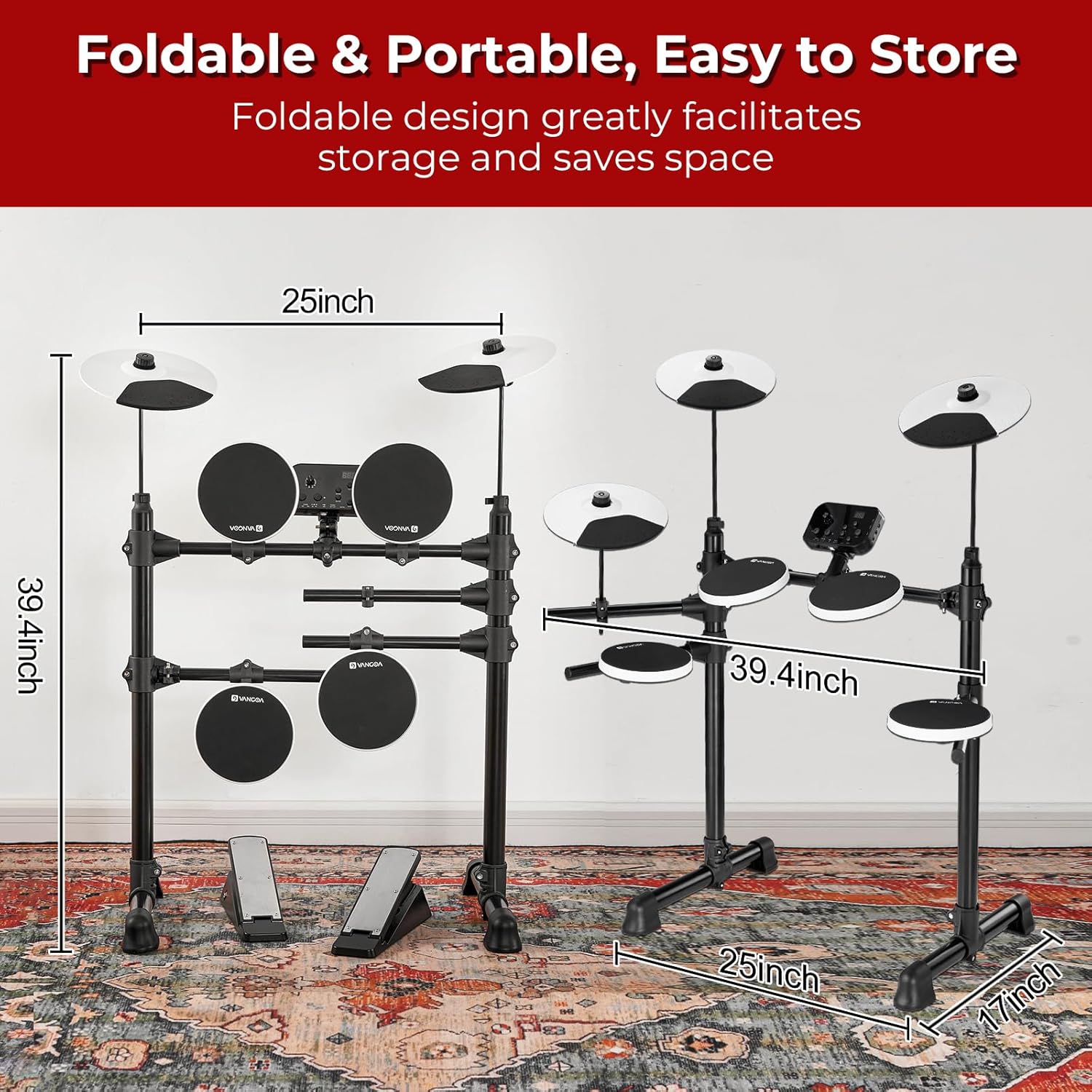 Vangoa Electronic Drum Set User Manual