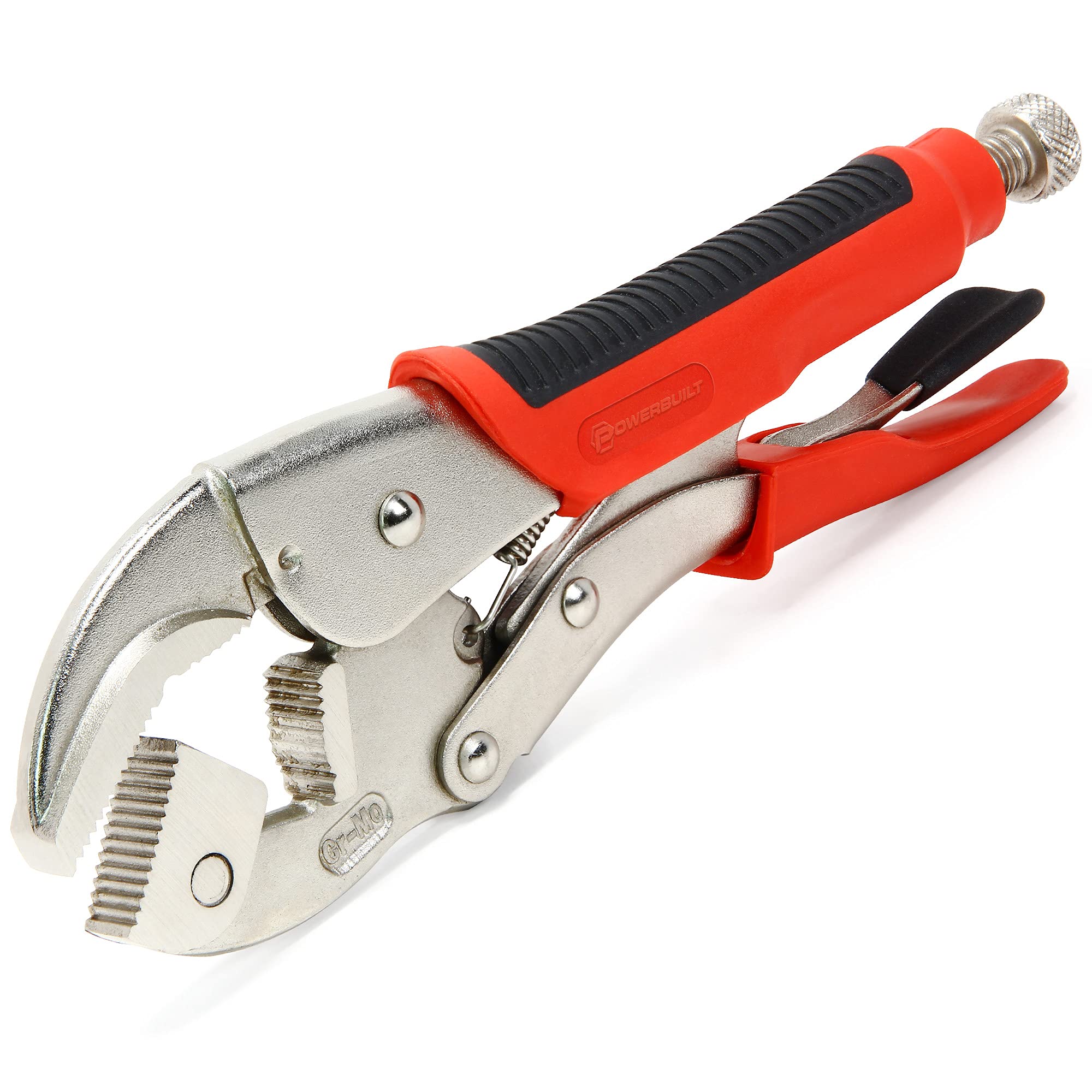 Alltrade 645016 Locking Pliers with Pivot Jaw, 10" , Red - Shop Tools ...