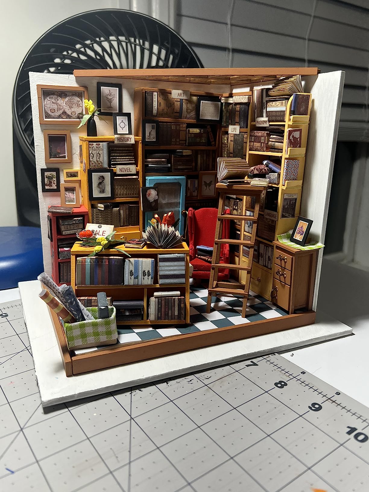 $9/mo - Finance Rolife Dollhouse DIY Miniature Room Kit-Handmade Green ...