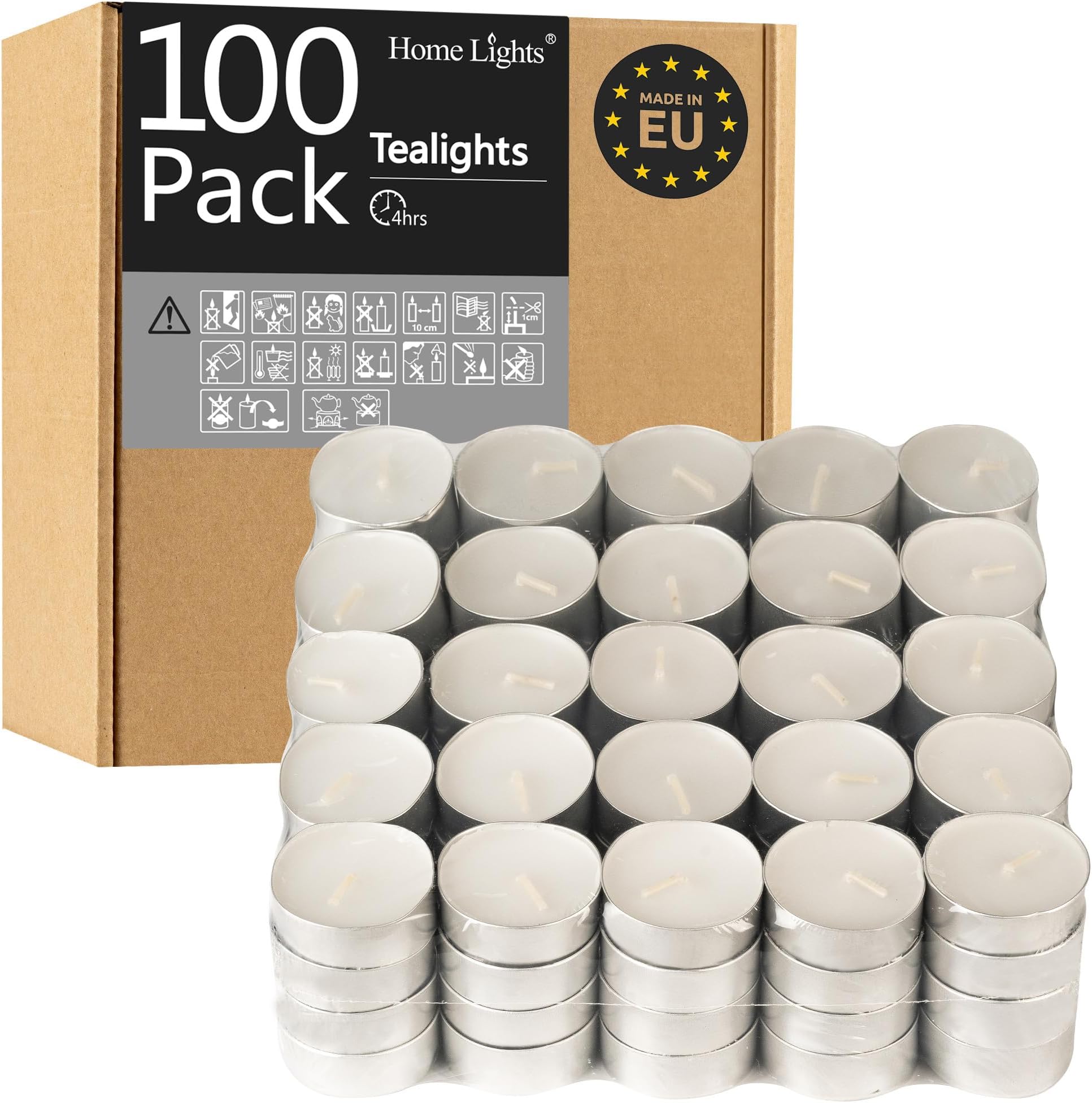 Amazon.com: Jeffbaubl 100Pcs Tealight Candles, Assorted Colors Tea ...