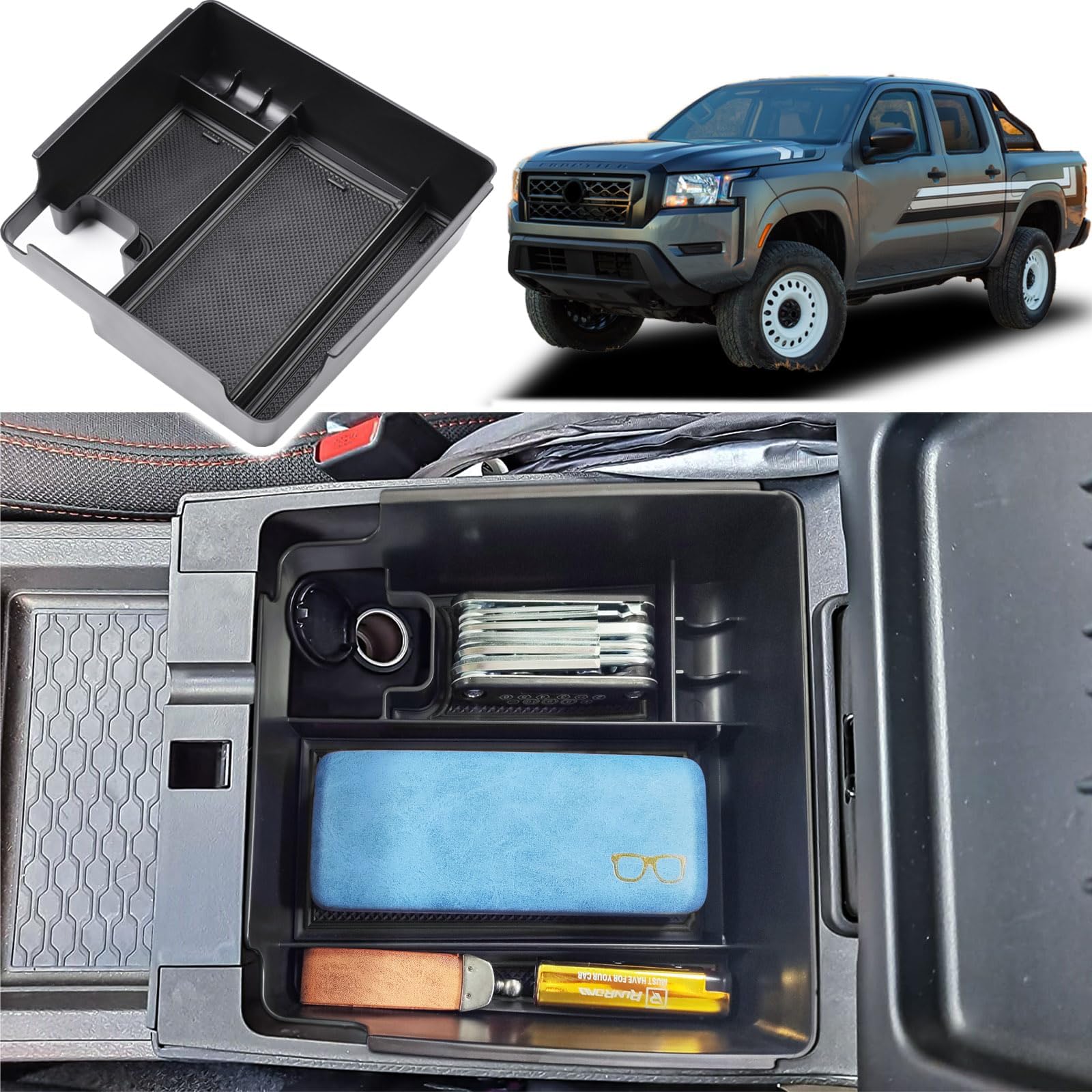 Amazon.com: RUNROAD Center Console Organizer Compatible with 2022 2023 ...