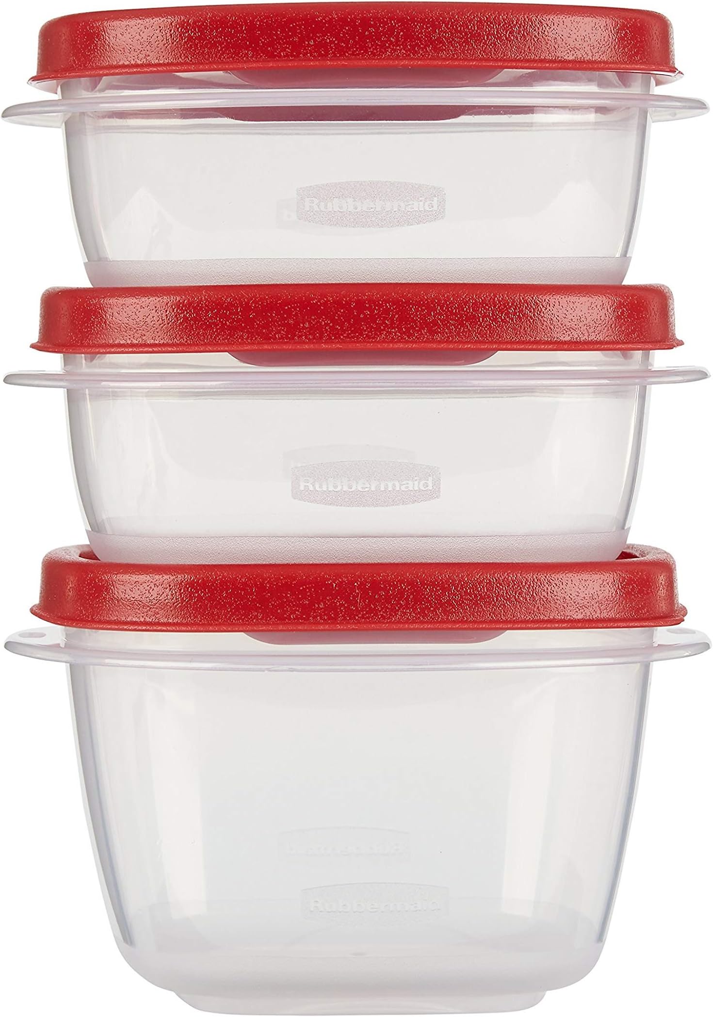 Amazon.com: Rubbermaid Easy Find Lids Food Storage Containers, Racer ...