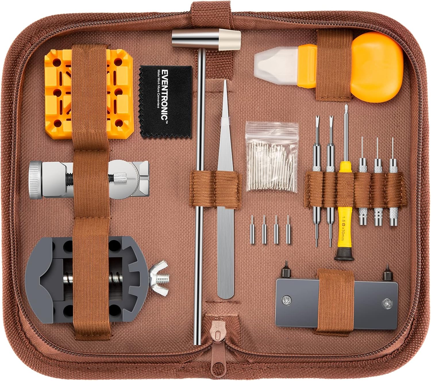 EVENTRONIC Watch Repair Tool Kit,Professional Watch Back Removal Tool ...