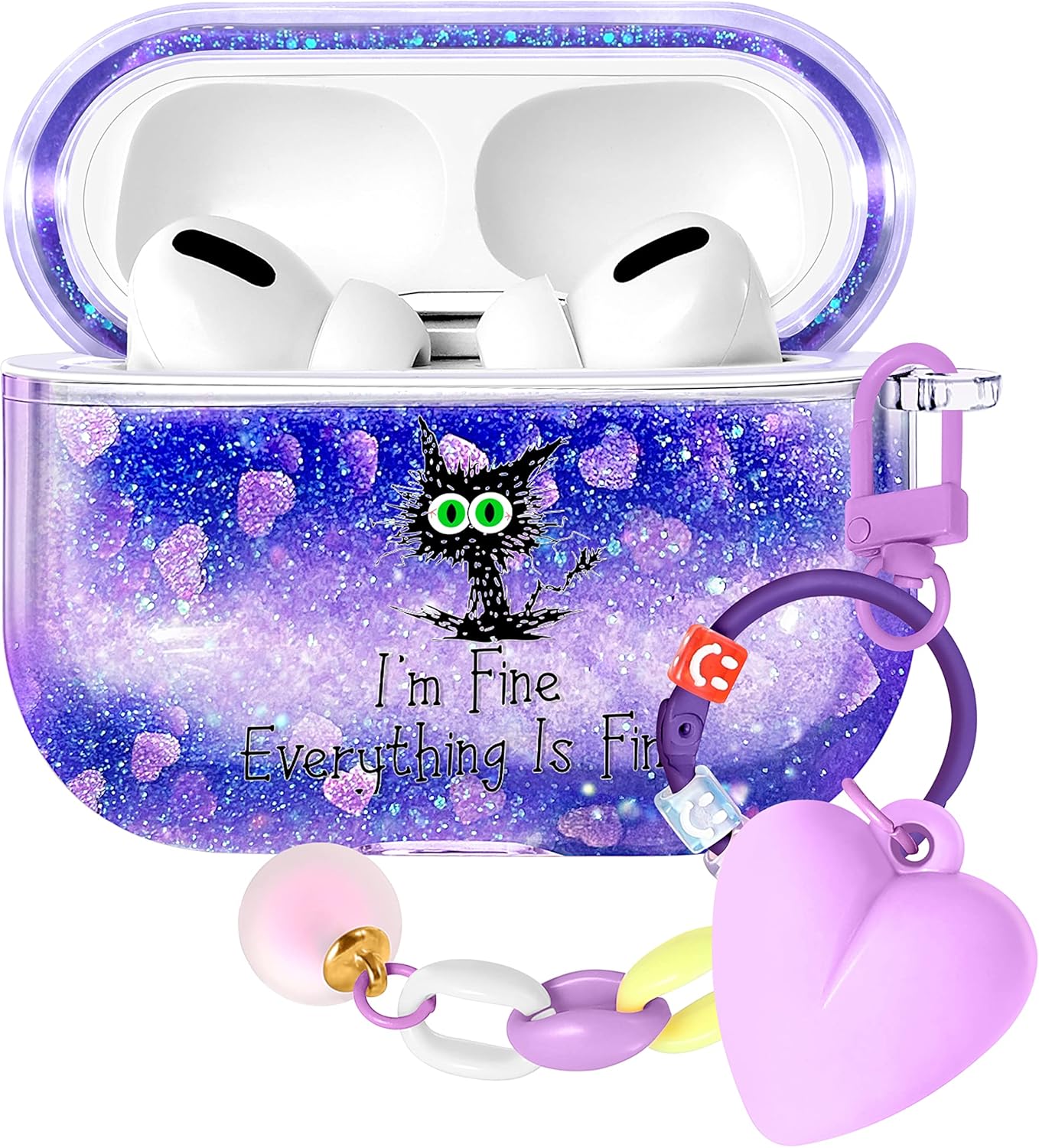 Amazon.com: Kokaaee for Airpod Pro & Pro 2 Case Cover Cute Funda Kawaii ...