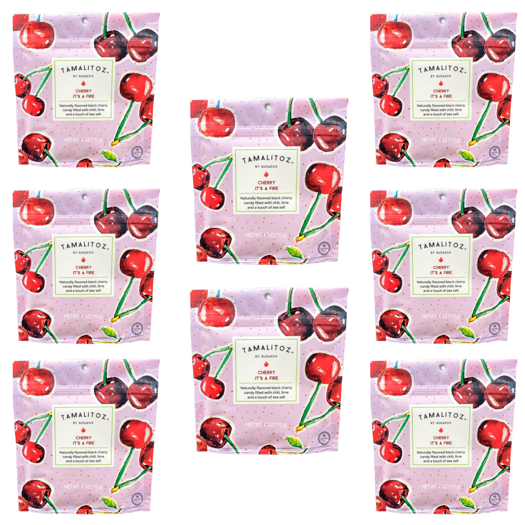 Amazon.com : Tamalitoz by Sugarox - 8 Pack Cherry it's a Fire - Sweet ...