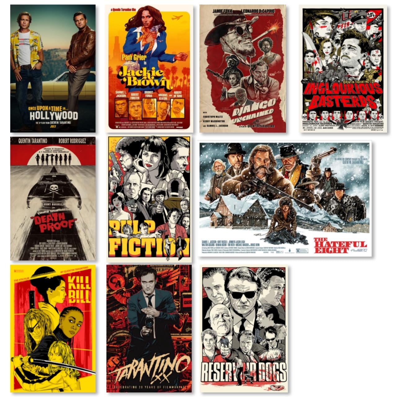 Quentin Tarantino Movie Posters Quentin Tarantino And The Once Upon A