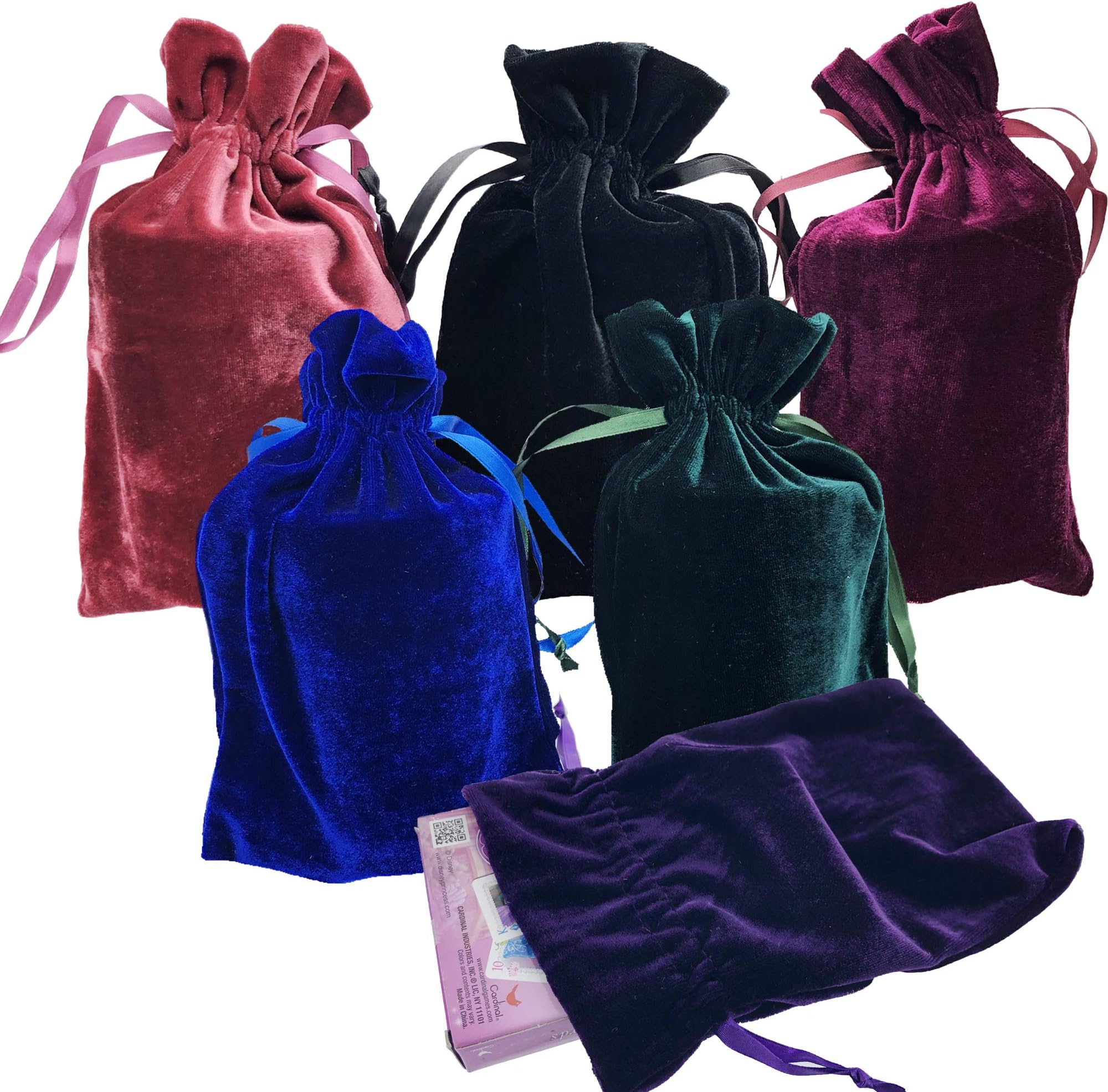 Amazon.com: EupHHonycs 50 Pcs Drawstring Velvet Bags 7x5 Inch Gift Bags ...