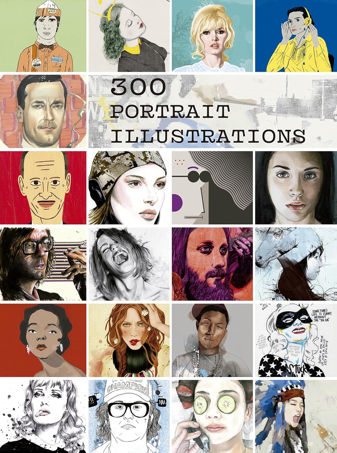300 Portrait Illustrations: Minguet, Eva: 9788417557751: Amazon.com: Books