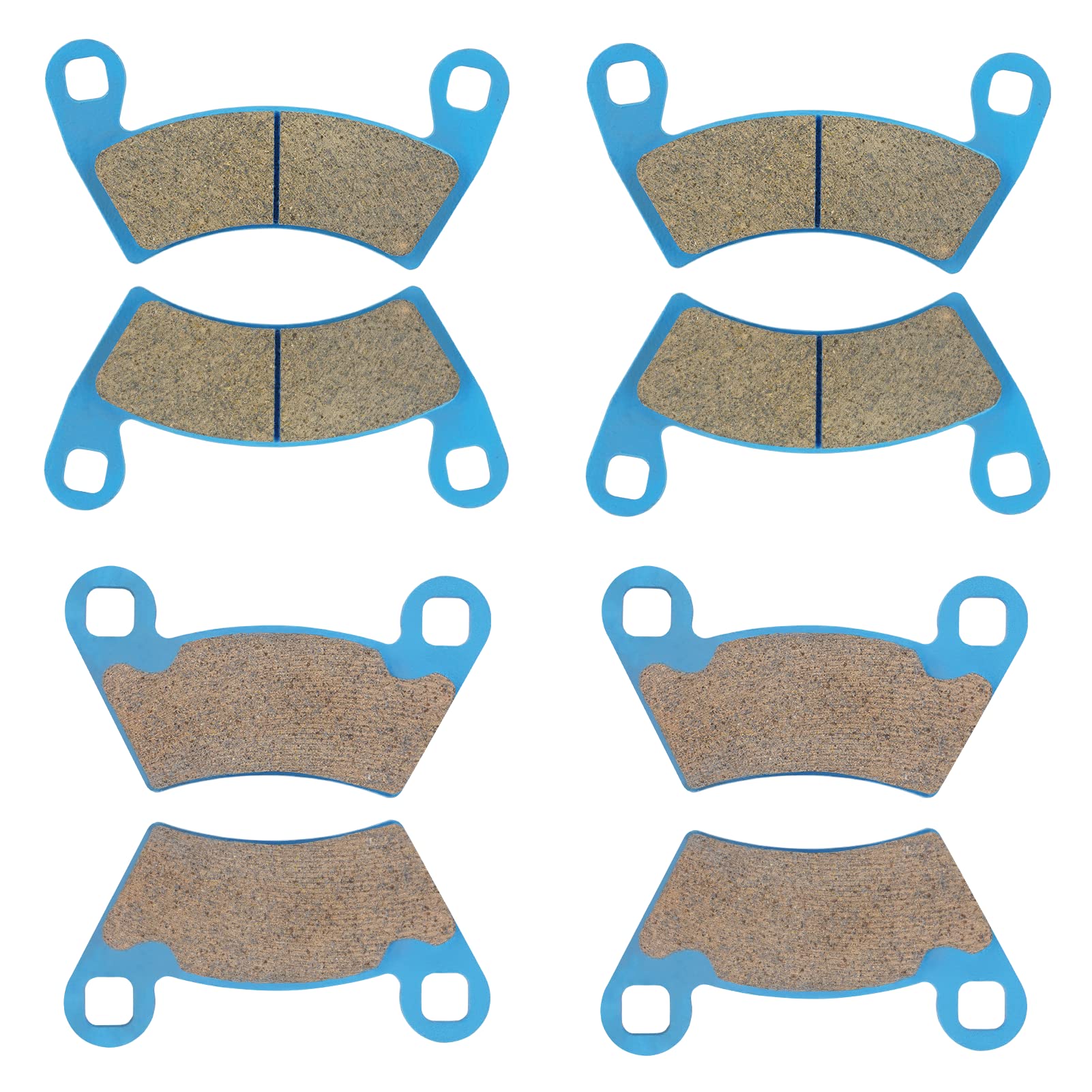 Amazon.com: Ceramic Brake Pads Kit Front and Rear 2202413 for Polaris ...