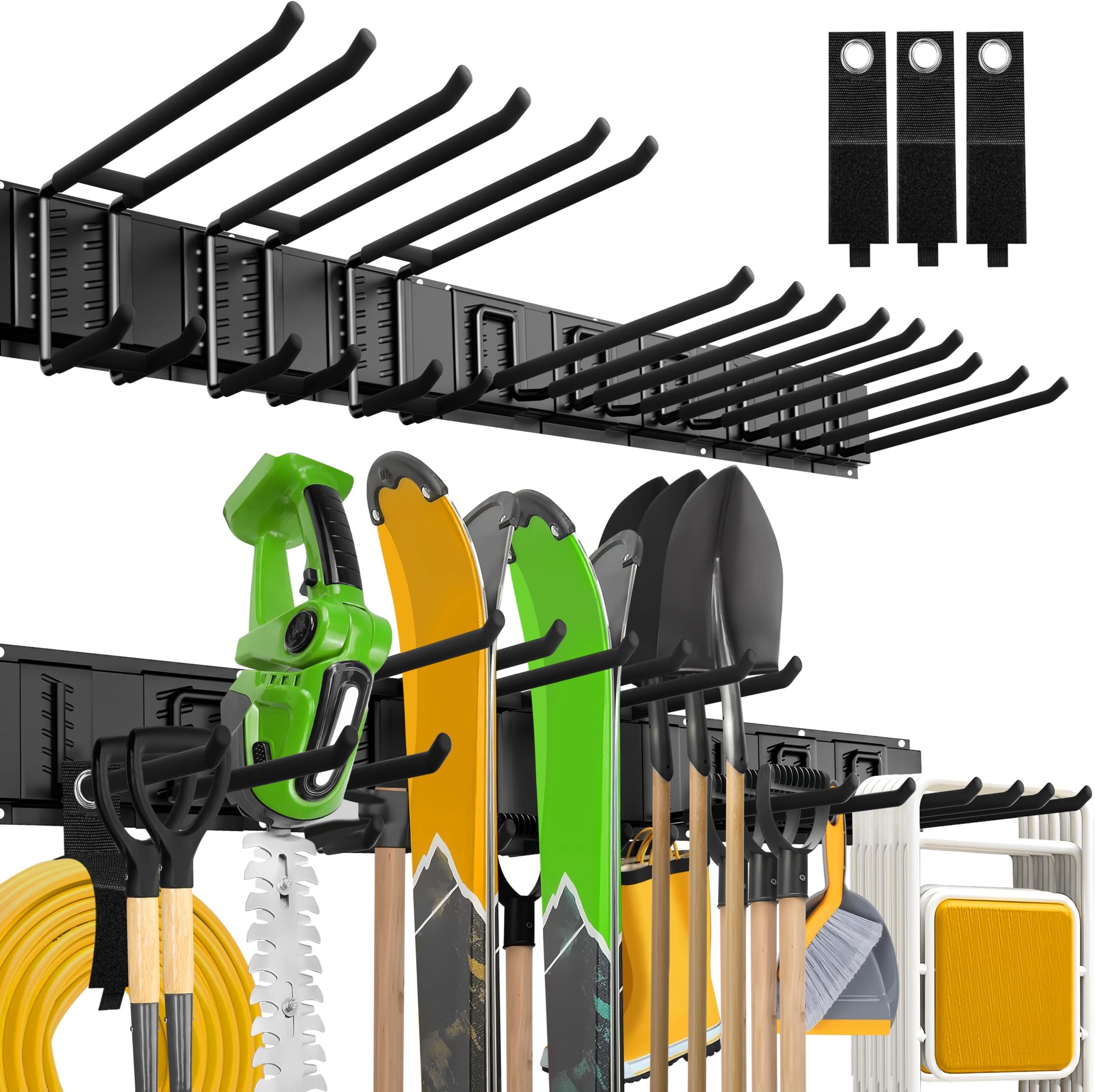 Amazon.com: GoSports Wall Mounted Garage Yard Tool Organizer ...