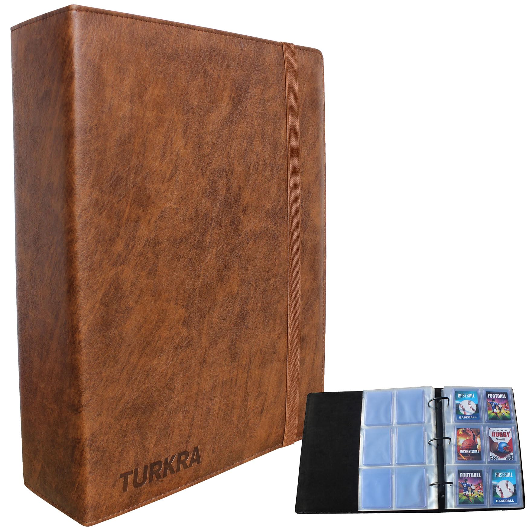 Amazon.com: TURKRA Topload Binder with 25 Pages, 3-Ring Topload Holder ...