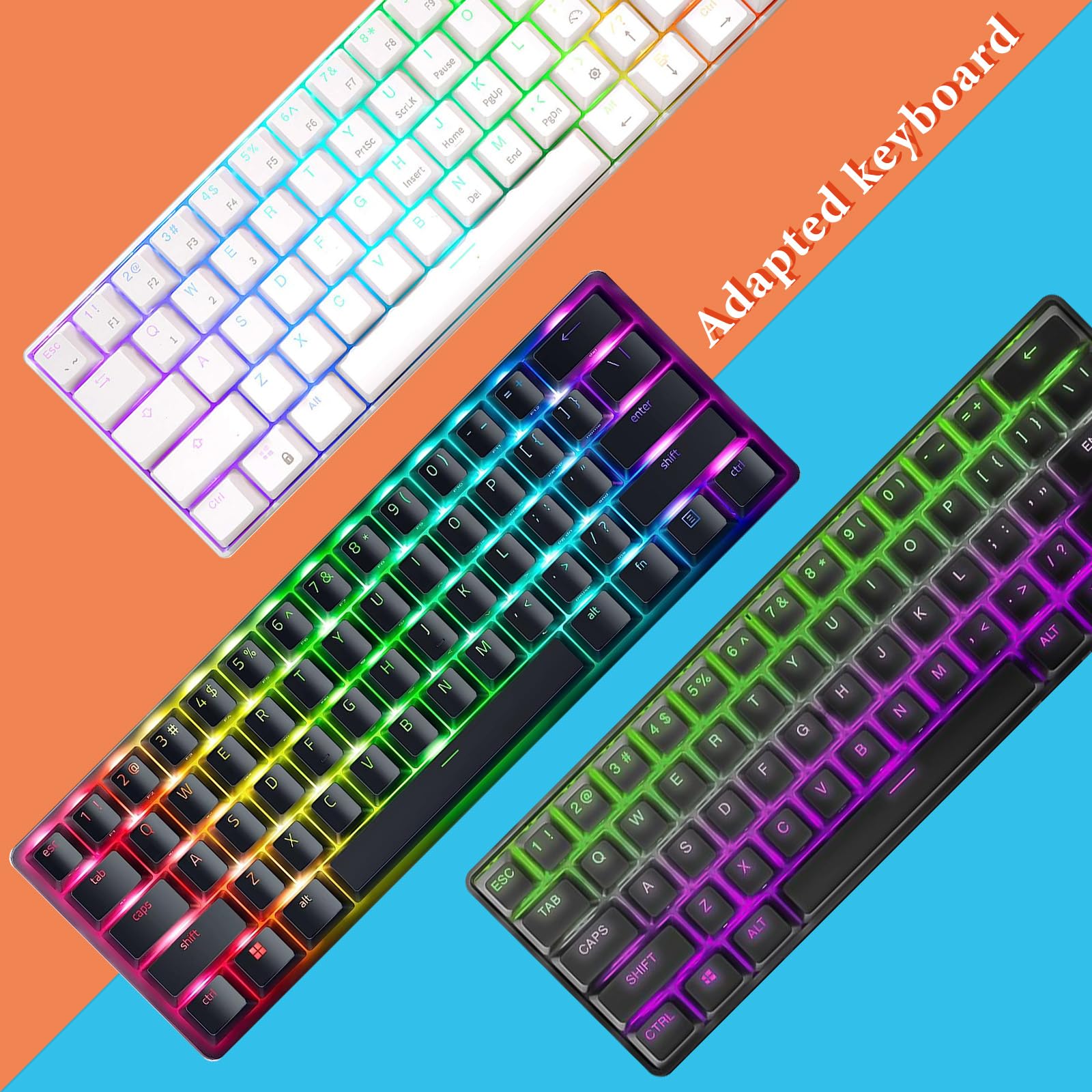 Snapklik.com : GEEKRIA Premium Acrylic Keyboard Dust Cover For 60% ...