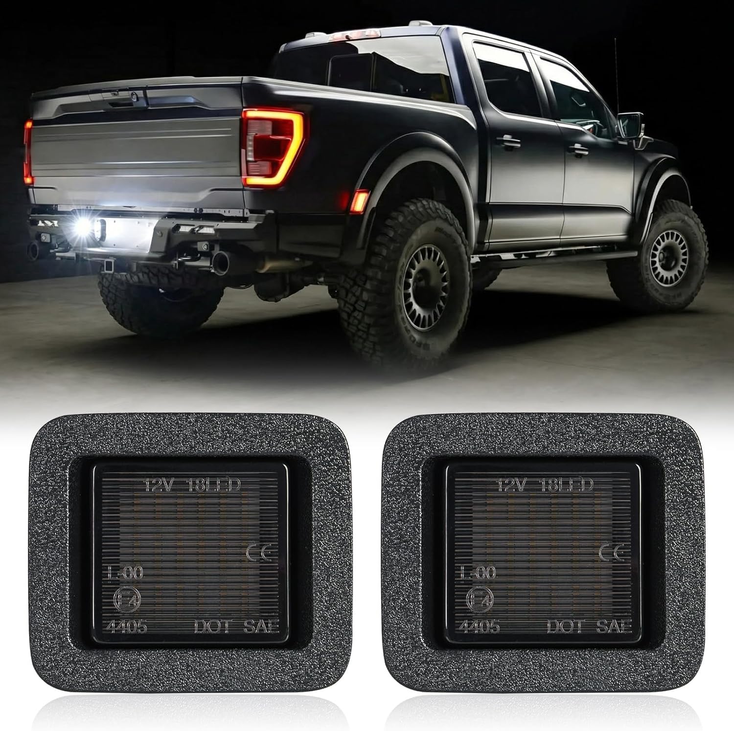 Amazon.com: HTZCMOTO LED License Plate Lights Compatible with 2015-2023 ...