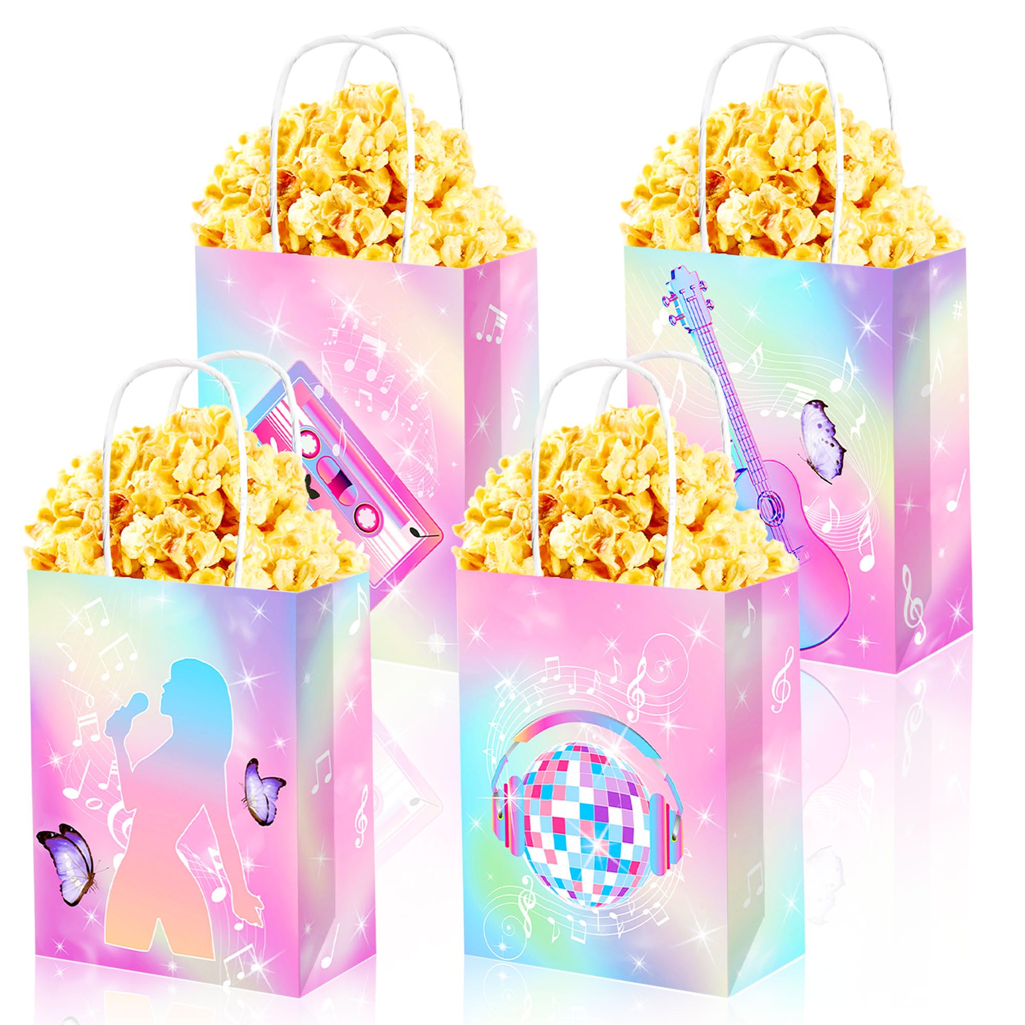 Amazon.com: LaVenty 12 PCS Singer Theme Party Party Favor Bags Singer ...