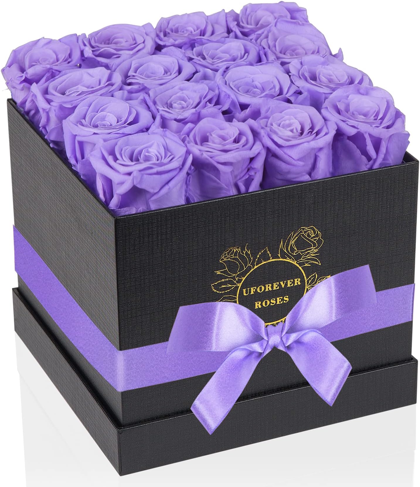 Amazon.com: NATROSES Forever Preserved Roses in a Box, 100% Real Roses ...